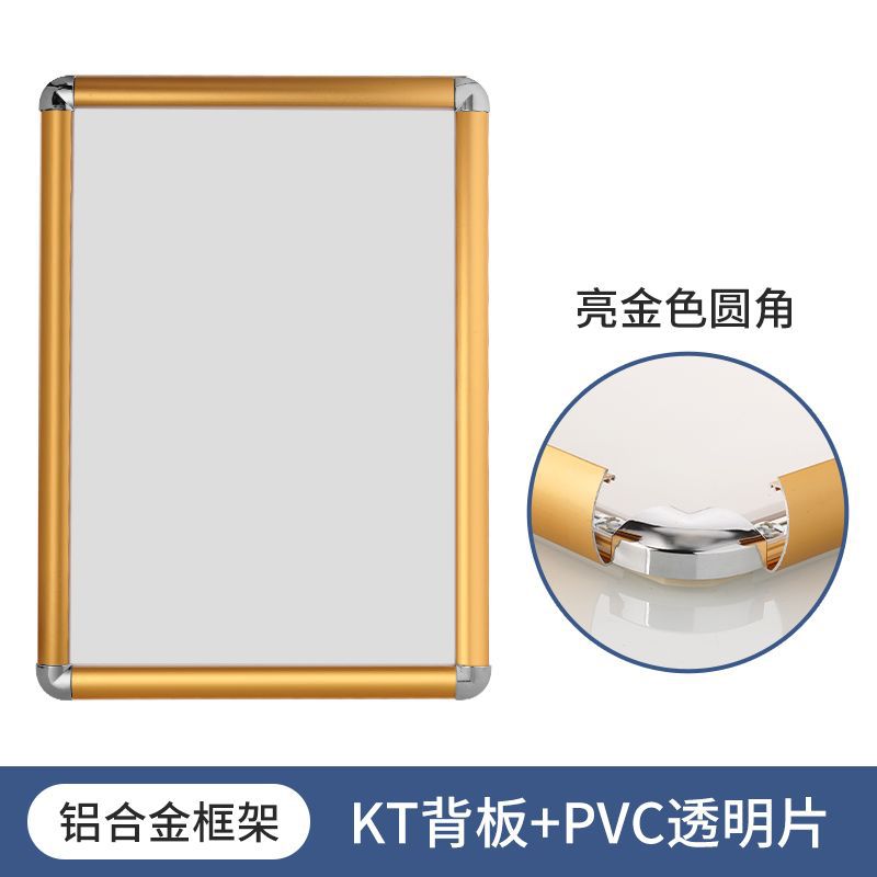 ITSELFER A4 Aluminum Alloy Snap Frame Wall Mounting Picture Frame A4 ...