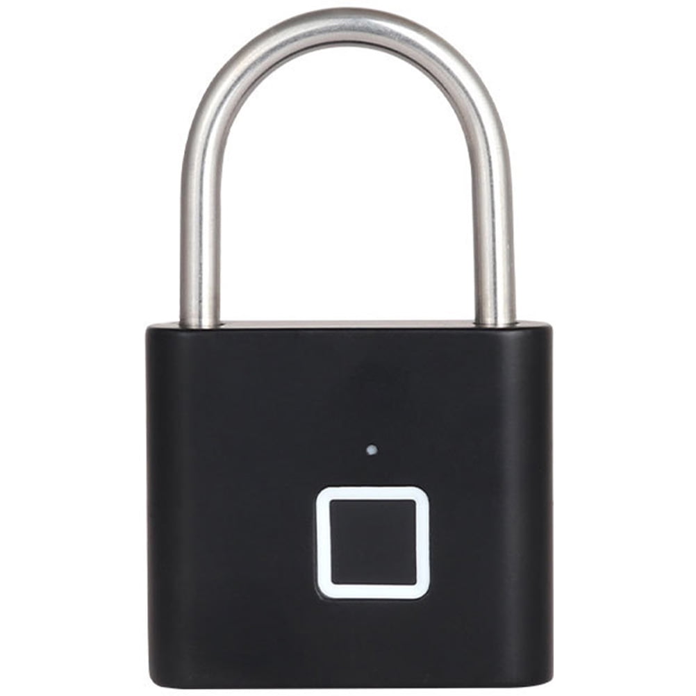 Itselfer Aluminum Alloy Pad Lock Multi Use Fingerprint Padlock Portable