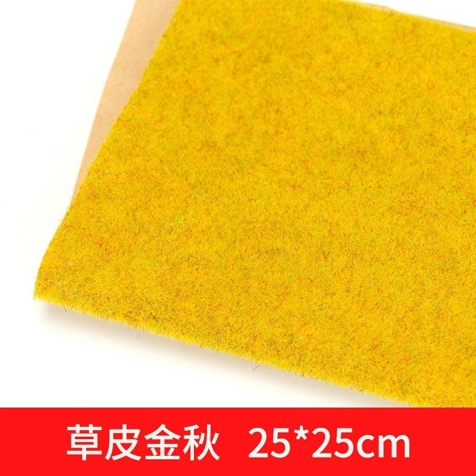 ITSELFER Artificial Model Grass Mat Trains Grass Mat Fake Turf For Diy ...