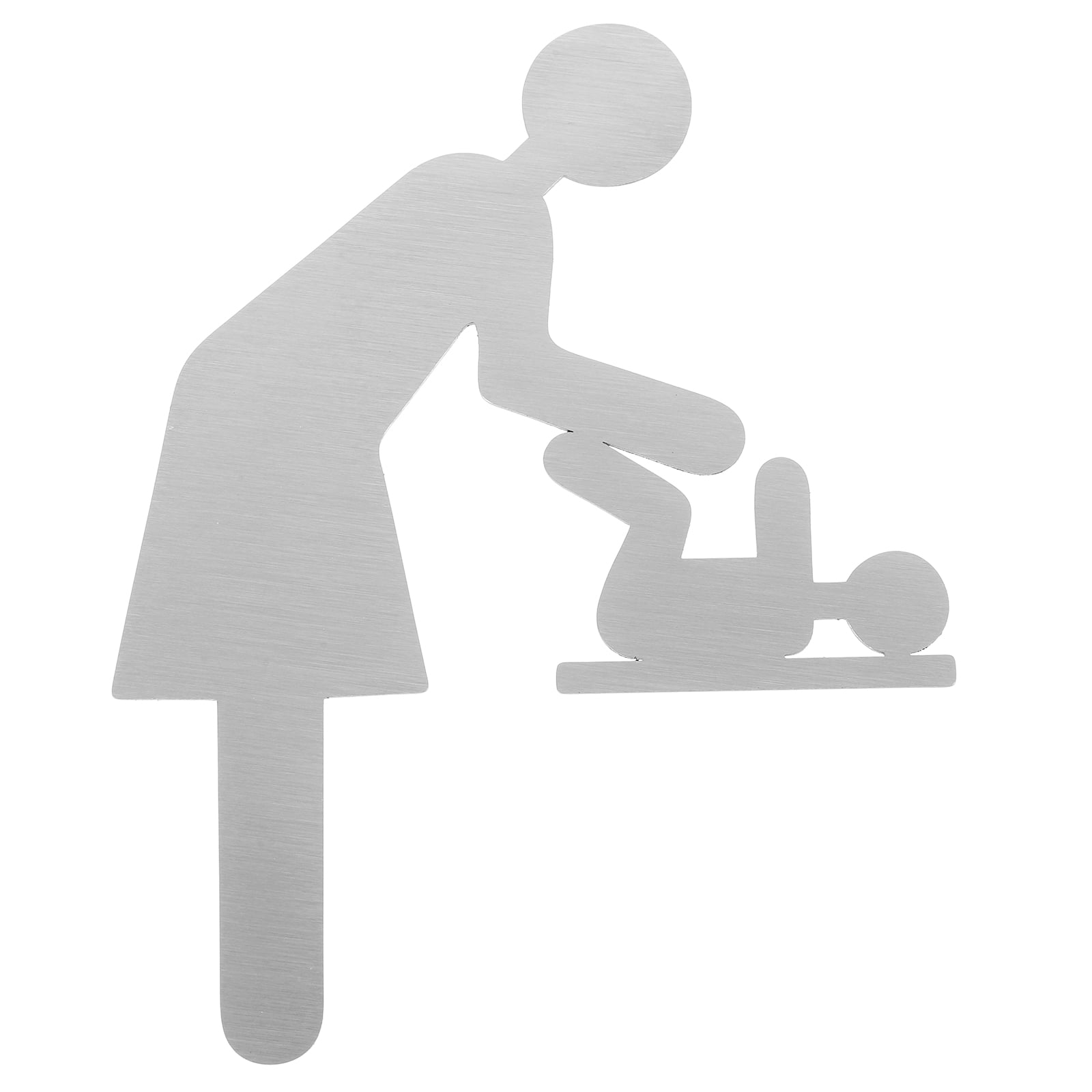 ITSELFER Baby Changing Area Sign Restroom Sign Diaper Changing Station ...