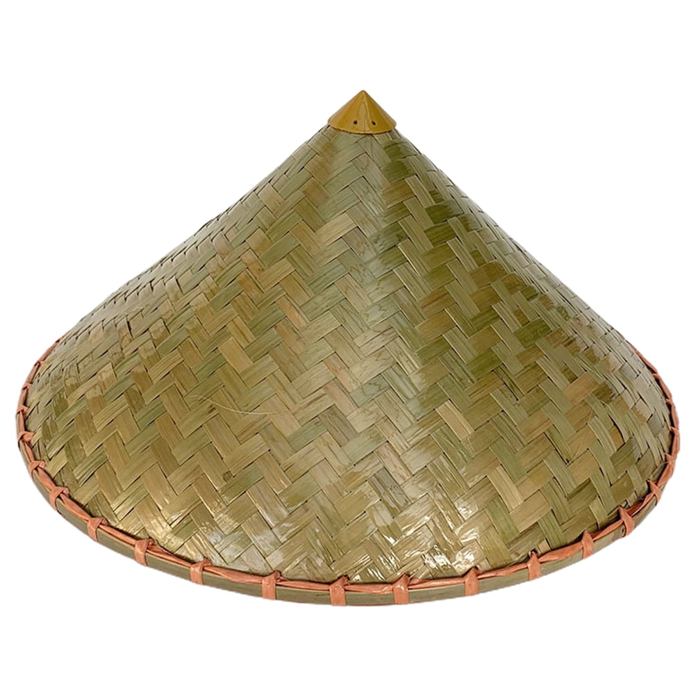 ITSELFER Bamboo Woven Fish Cap Fishing Sunshade Hat Japanese Bamboo ...