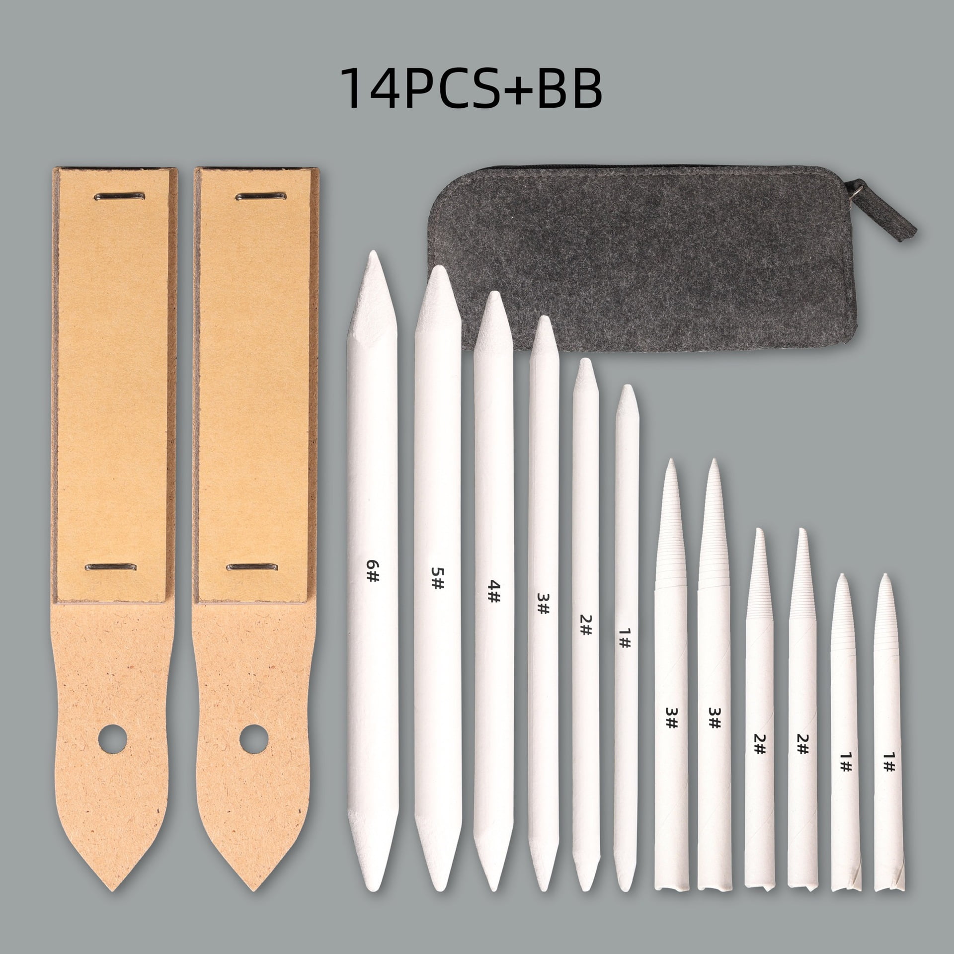 ITSELFER Blending Stump And Tortillon Set Paper Art Blenders With ...