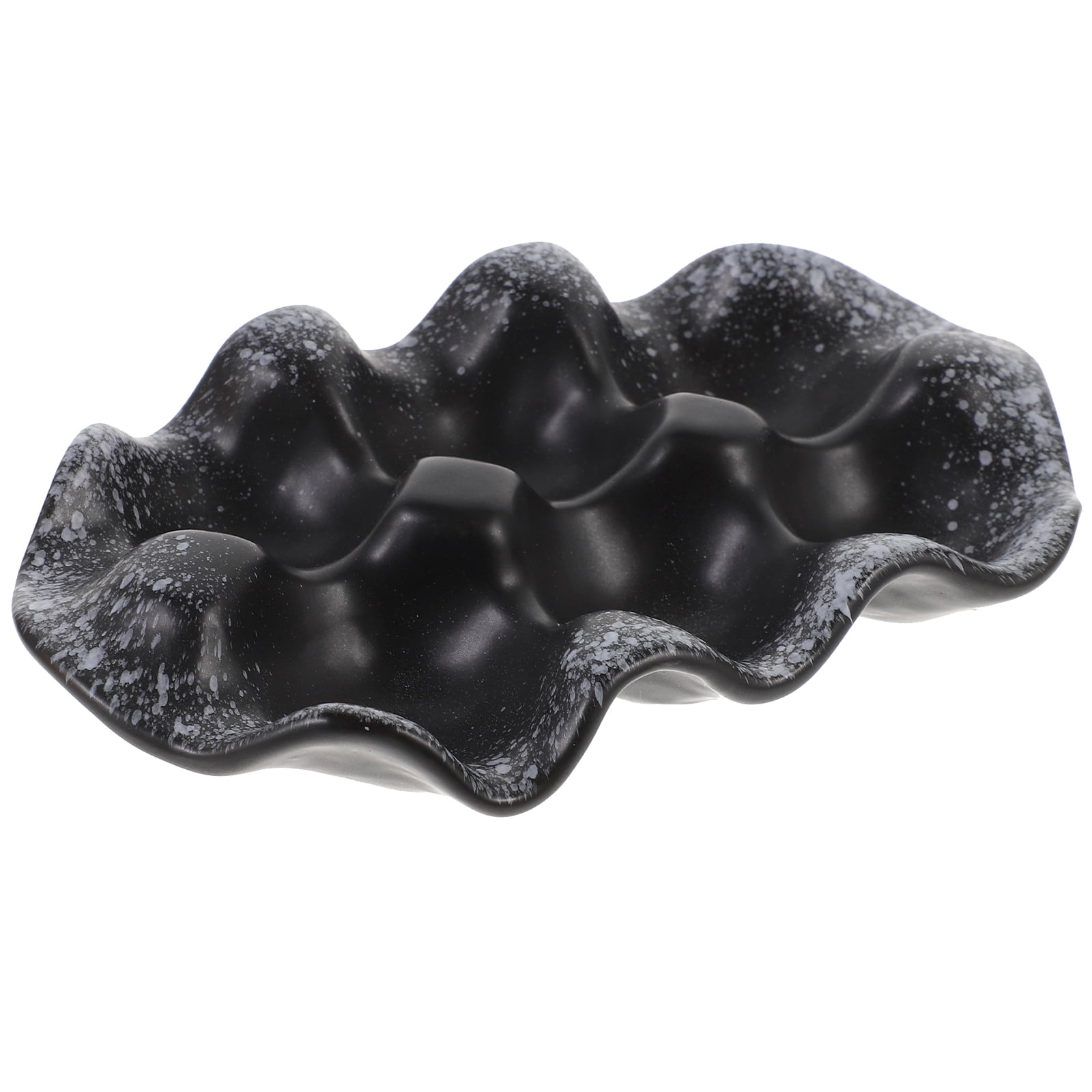 ITSELFER Ceramic Egg Tray Egg Holder Container Egg Keeper Egg Serveware ...