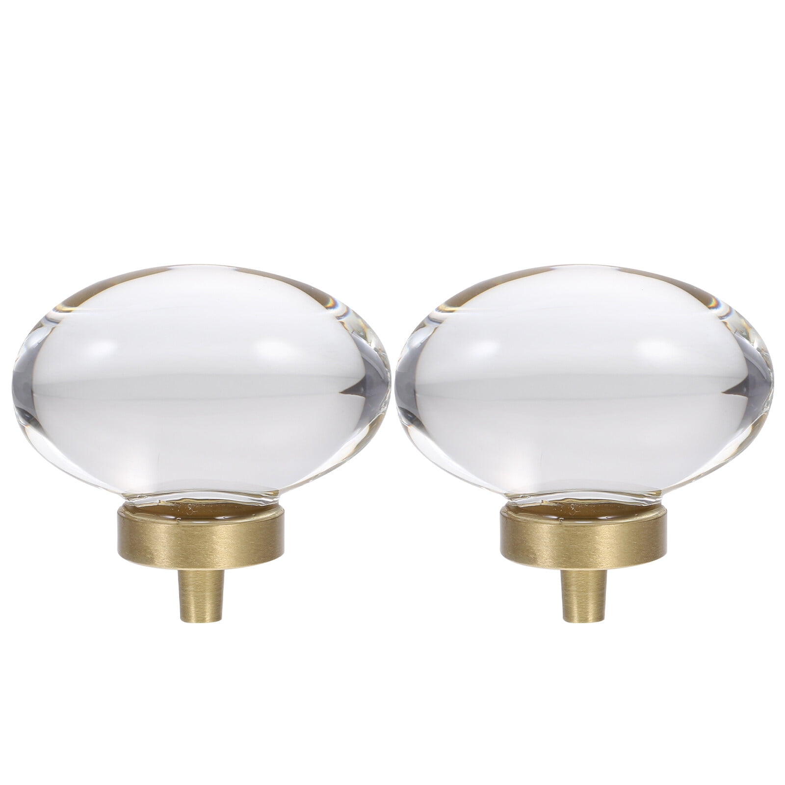 ITSELFER Crystal Cabinet Knobs Brass Cabinet Knobs Crystal Wardrobe ...