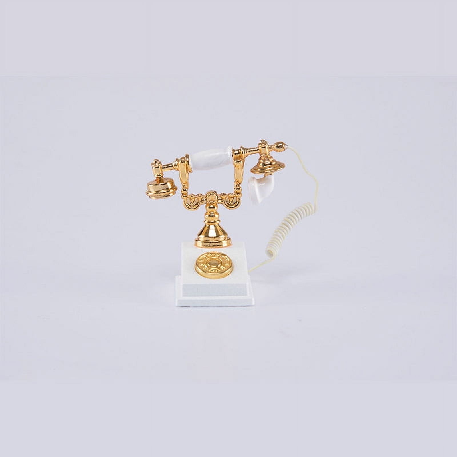 ITSELFER Dollhouse Telephones, 1:12 Scale Miniature Vintage Rotary ...