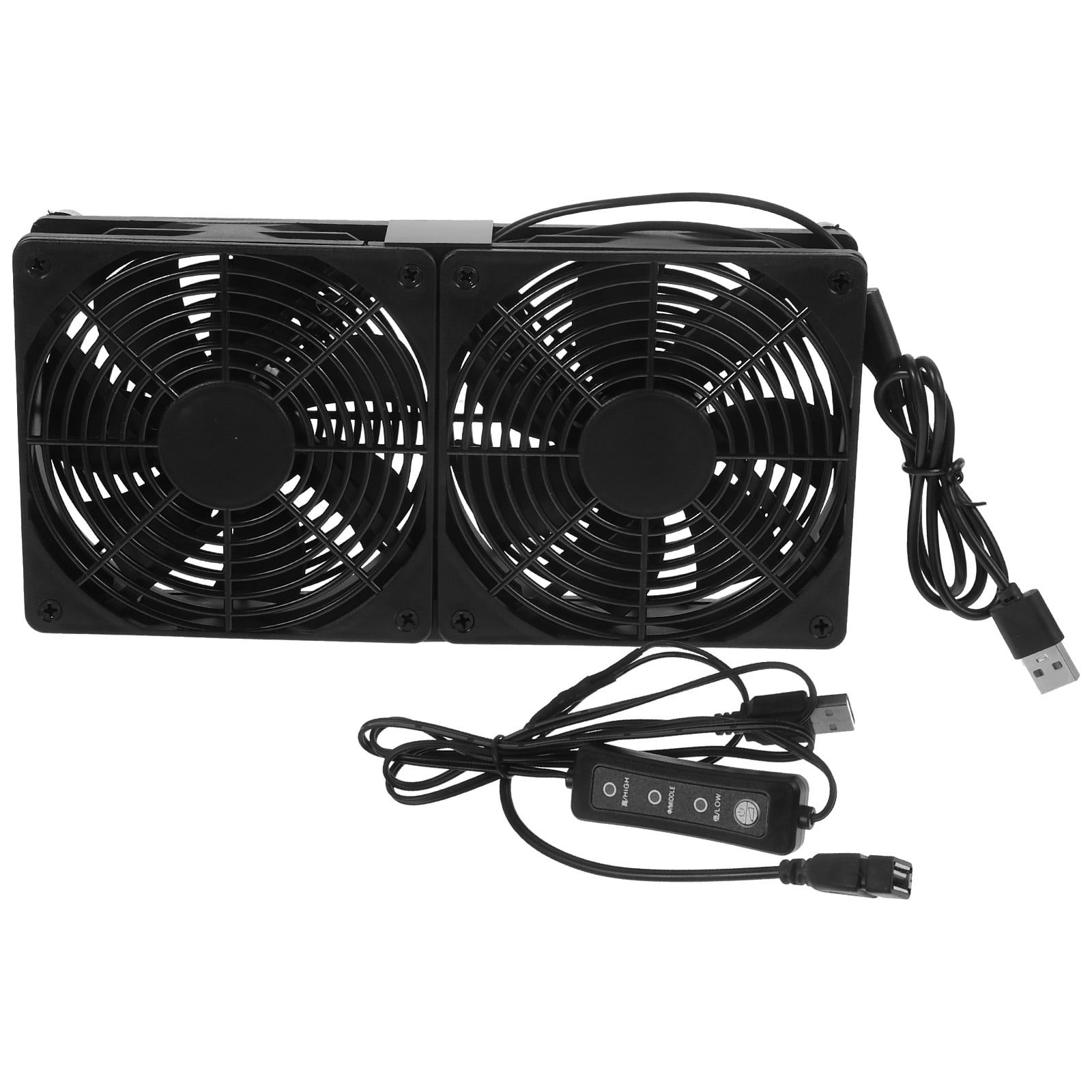ITSELFER Dual Usb Fans Usb Computer Fan Small Computer Fan Usb Cooling ...