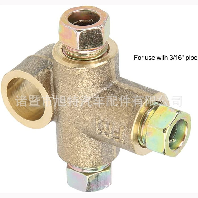 ITSELFER Durable Brass Fuel Line Fitting M10 Threaded Connector For ...