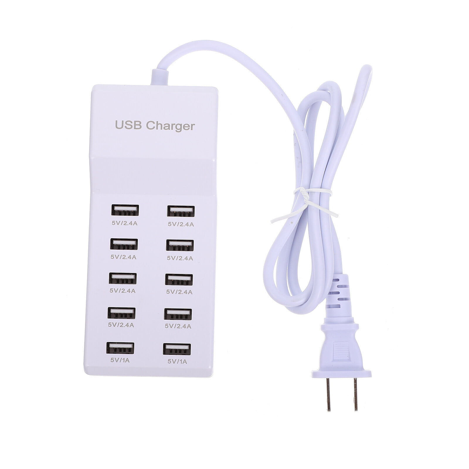 ITSELFER Fast Charger 10-port Desktop Charger Station 10A USB Charger ...