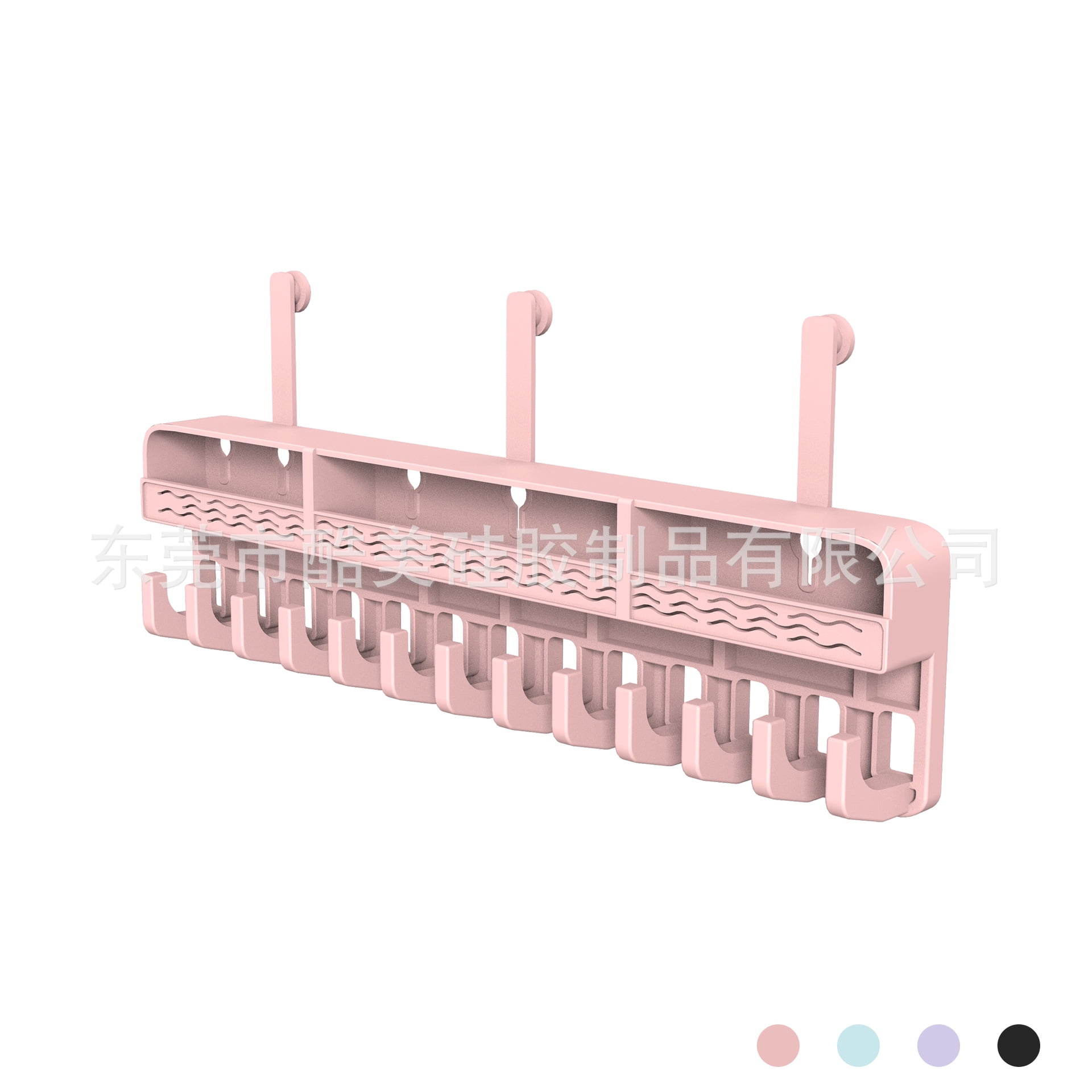 Pink Multifunctional Hair Extension Holder for Storage Made of Durable ...