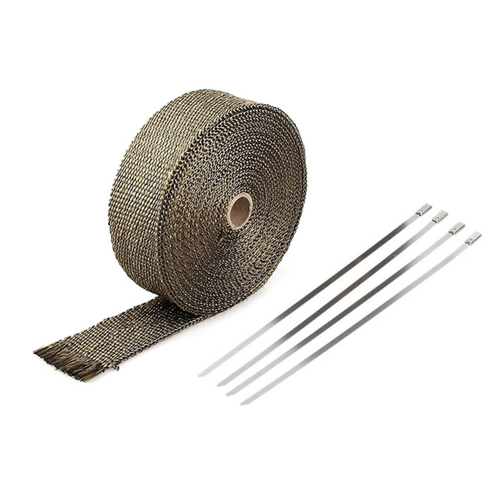 10 Meter Red Exhaust Heat Wrap For Manifold & Downpipe - Performance ...