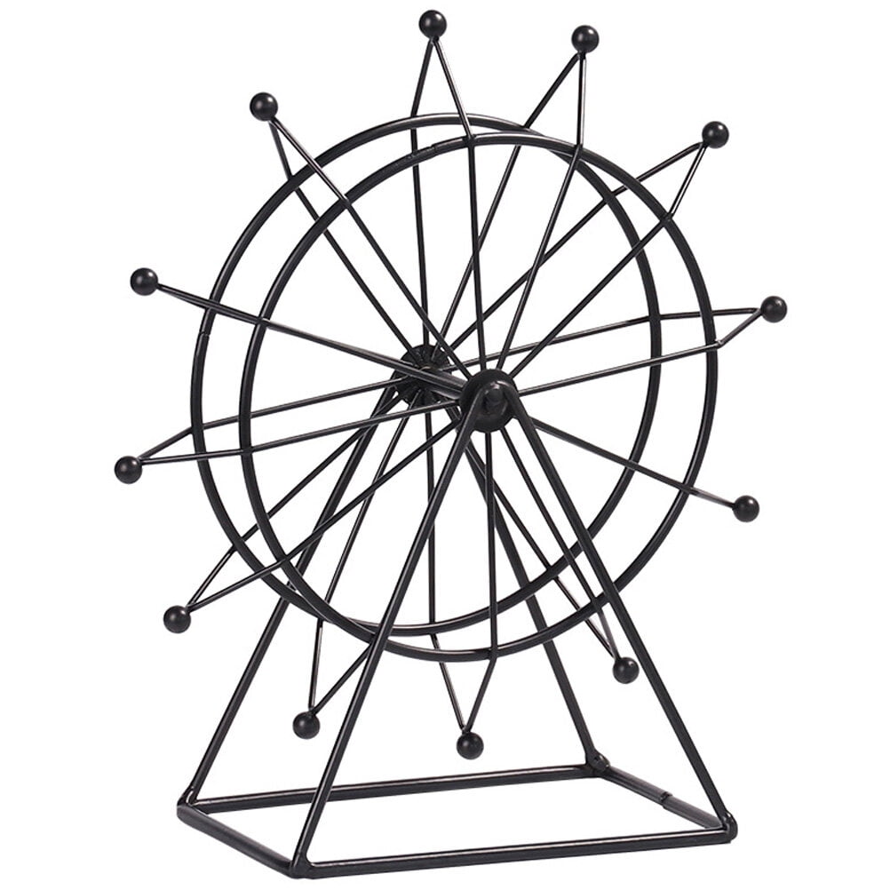 ITSELFER Iron Ferris Wheel Model Iron Ferric Wheel Home Decorations ...