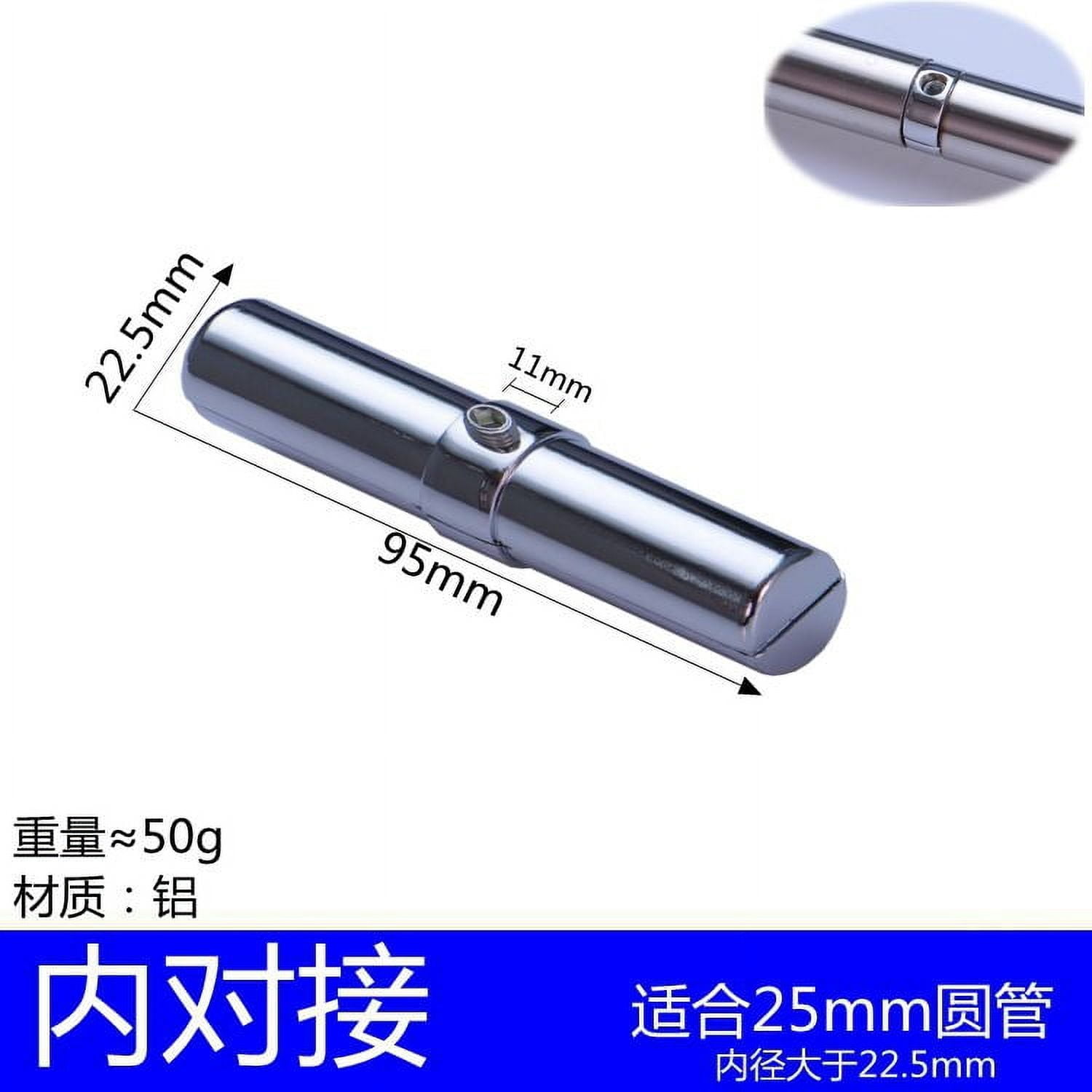 Round Pipe Fitting Clothes Rod Joint Tube Heavy Duty Tube Joint Shelf ...