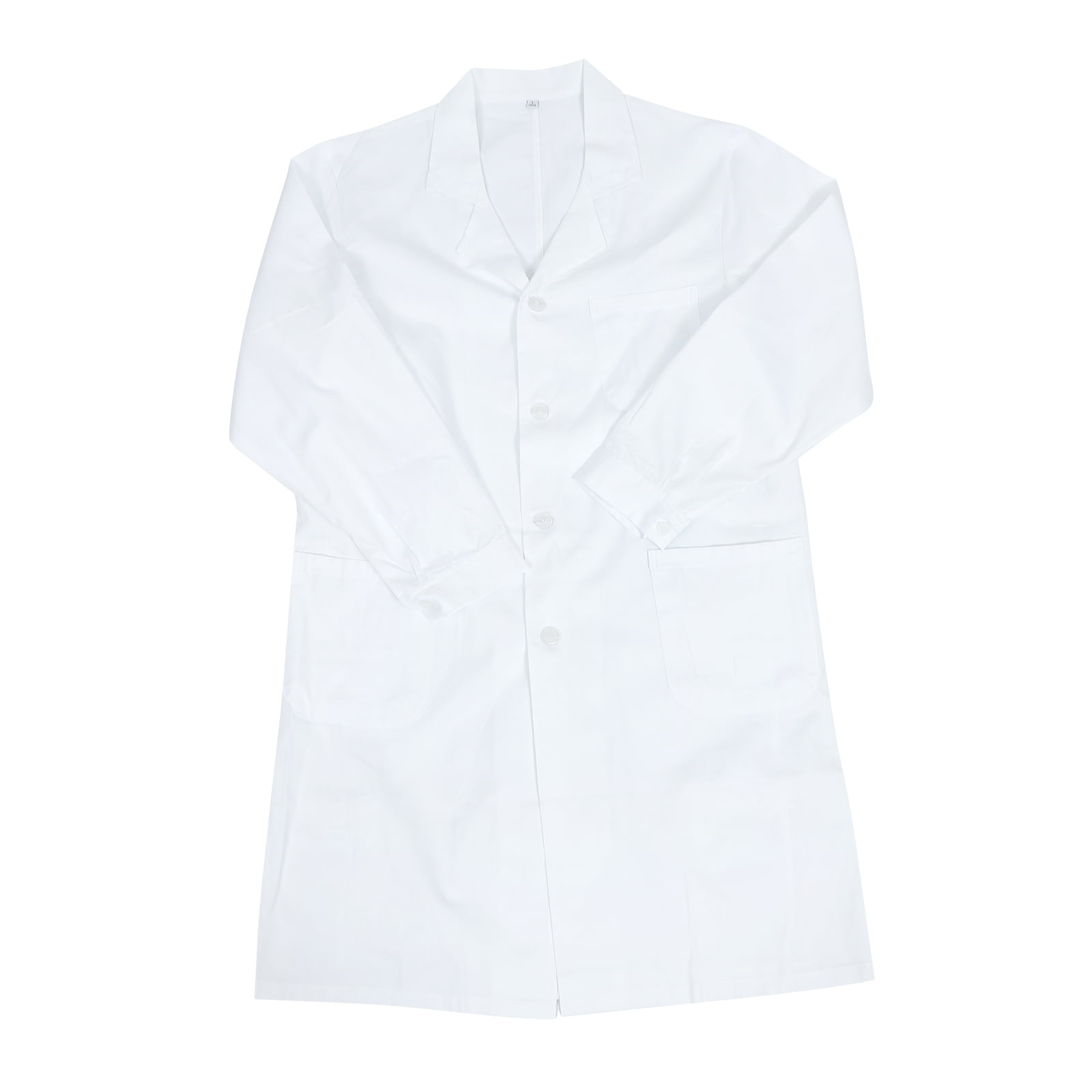 ITSELFER Laboratory White Coat Long Sleeve Laboratory Coat Breathable ...