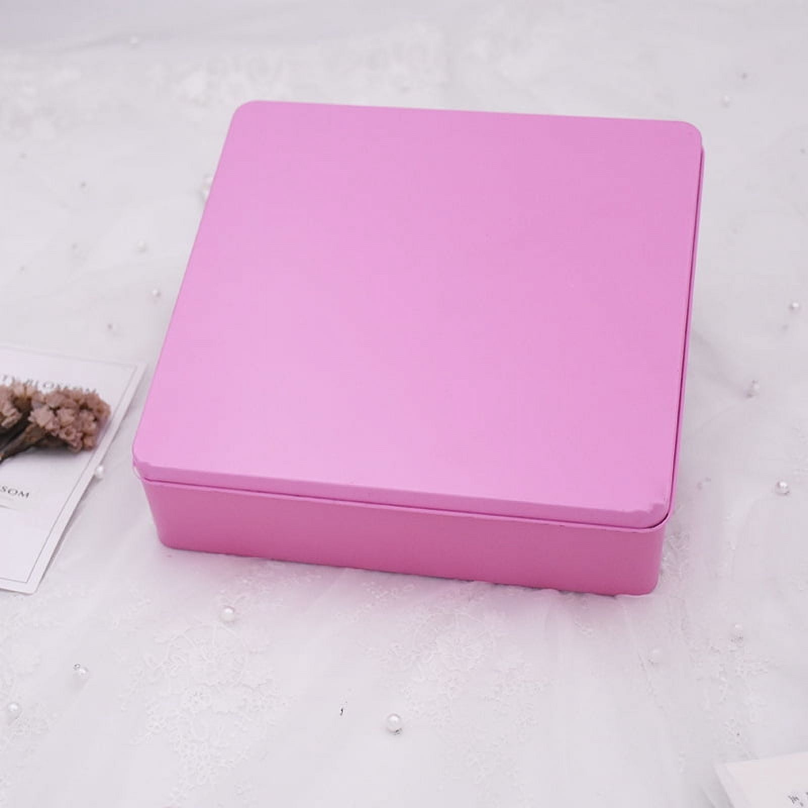 ITSELFER Large Decorative Tinplate Tin Box For Home Storage For Cookies ...