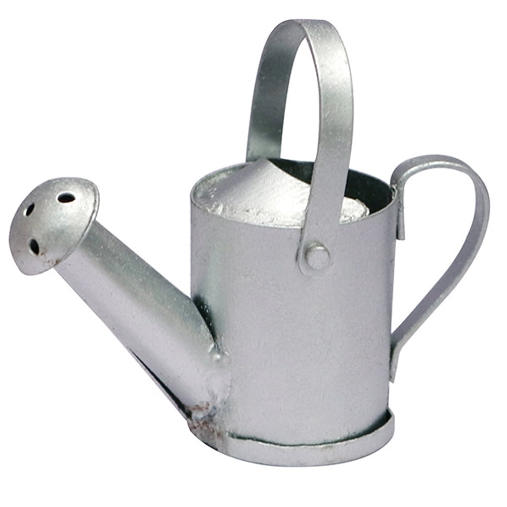 ITSELFER Mini Watering Can Dolls House Tiny Watering Bucket Small Metal ...