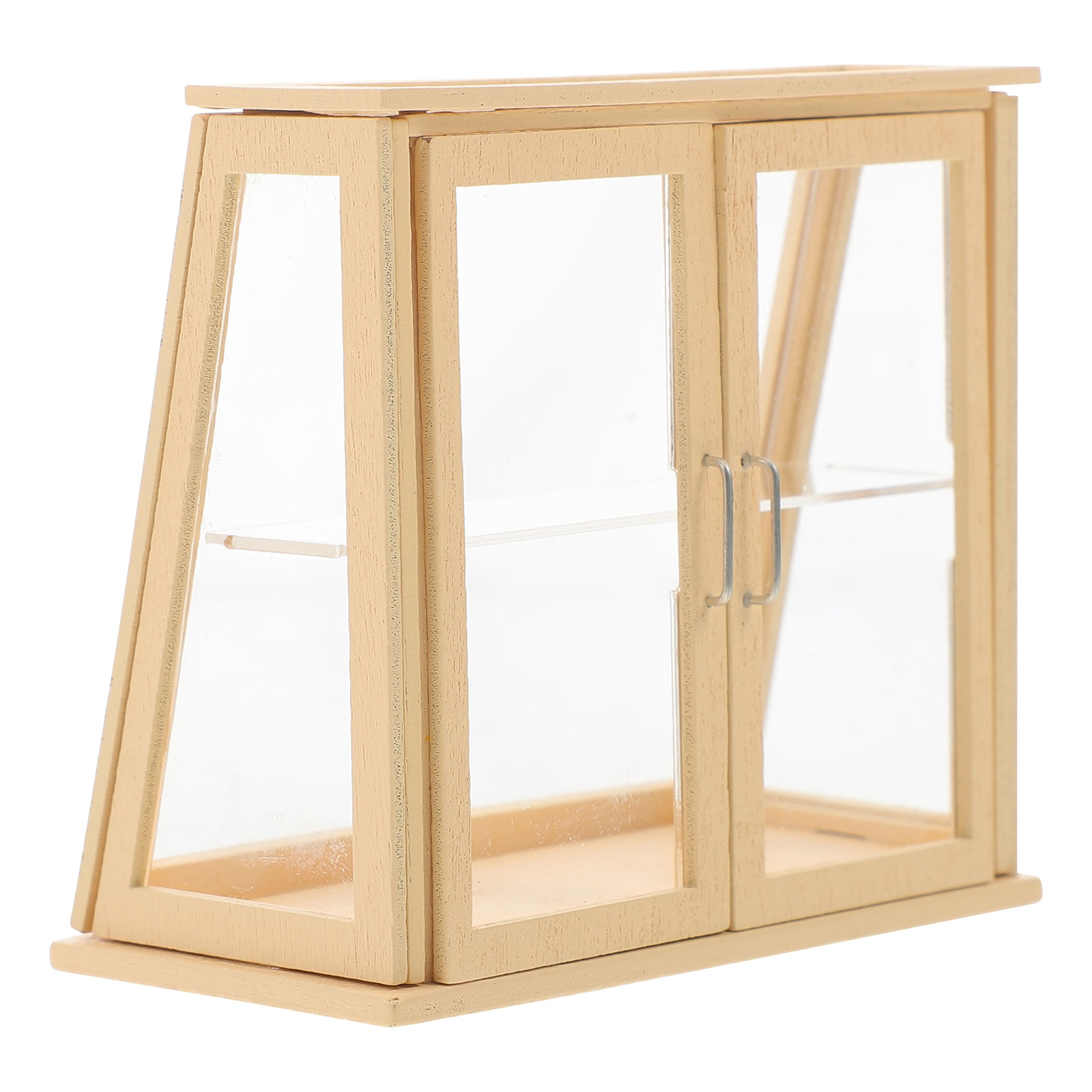 ITSELFER Miniature Bakery Case Empty Cake Stand Display Cabinet Doll ...