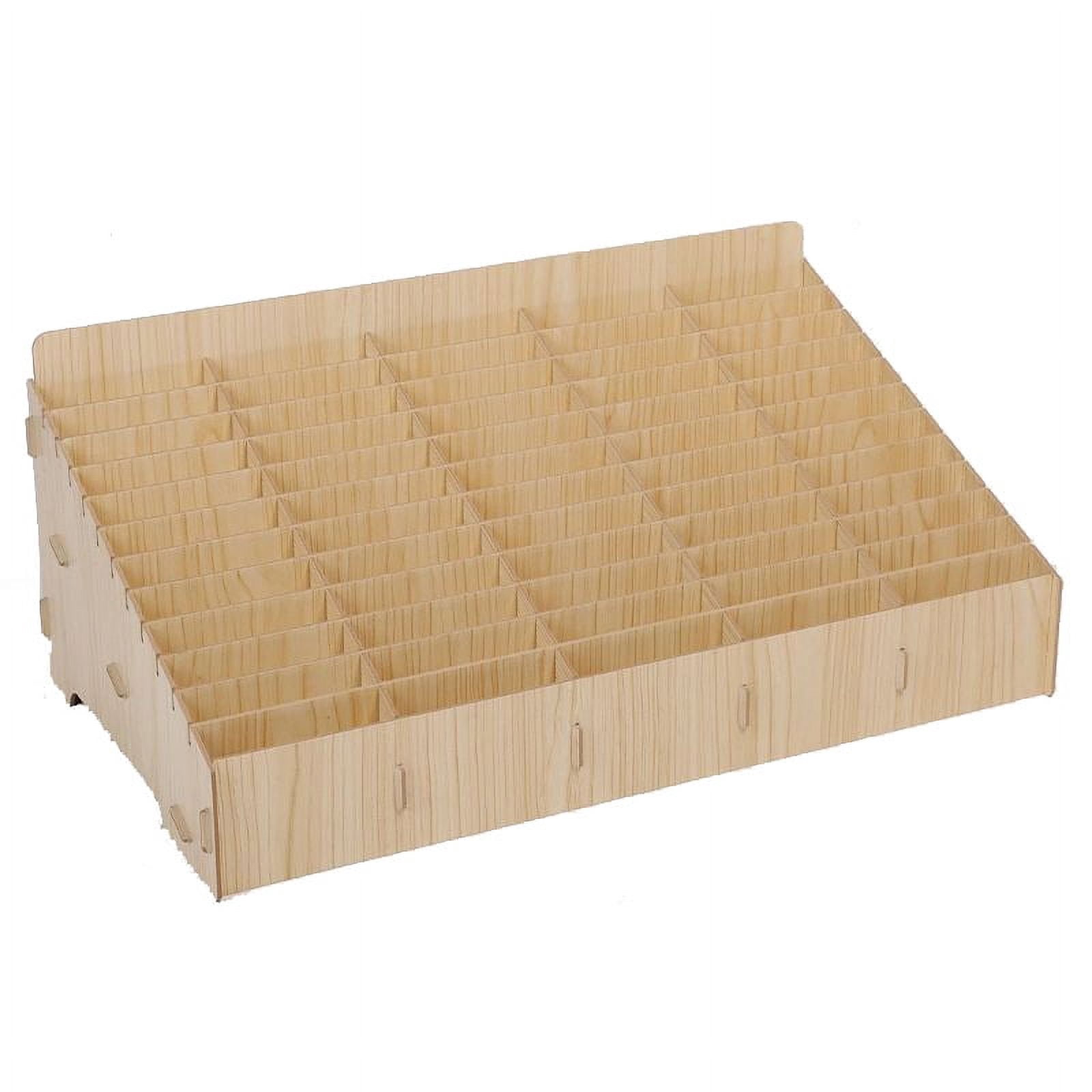 ITSELFER Multi Compartment Wooden Cell Phone Storage Box For Classroom ...