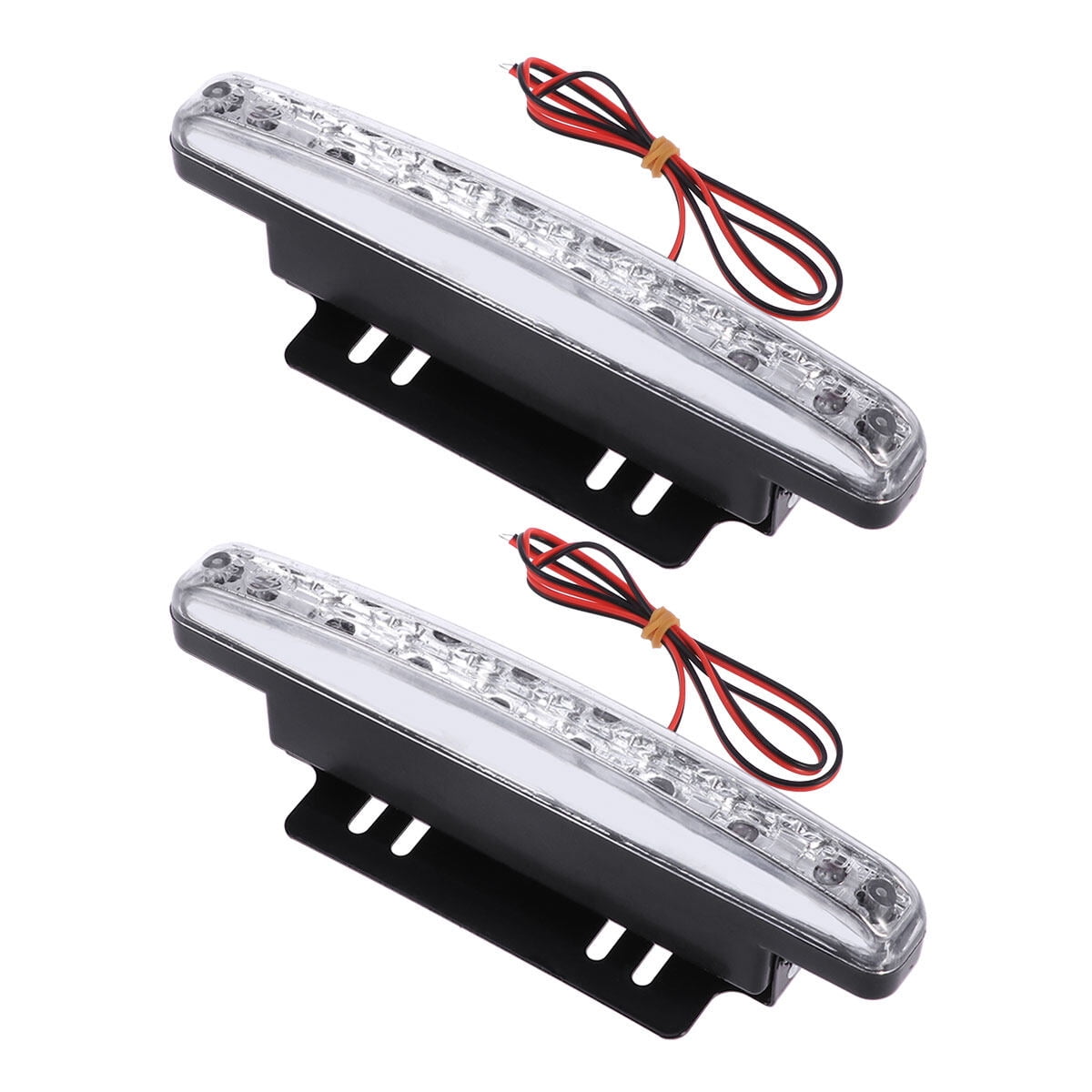 ITSELFER One Pair 12V Waterproof High Power LED Lights Car Daytime ...
