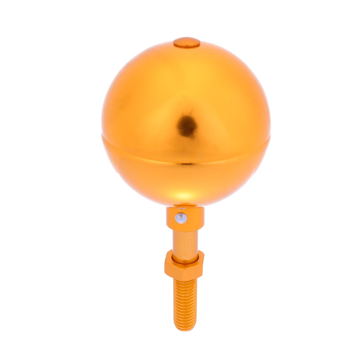 ITSELFER Outdoor Flagpole Ornament Gold Anodized Finish Ball ...