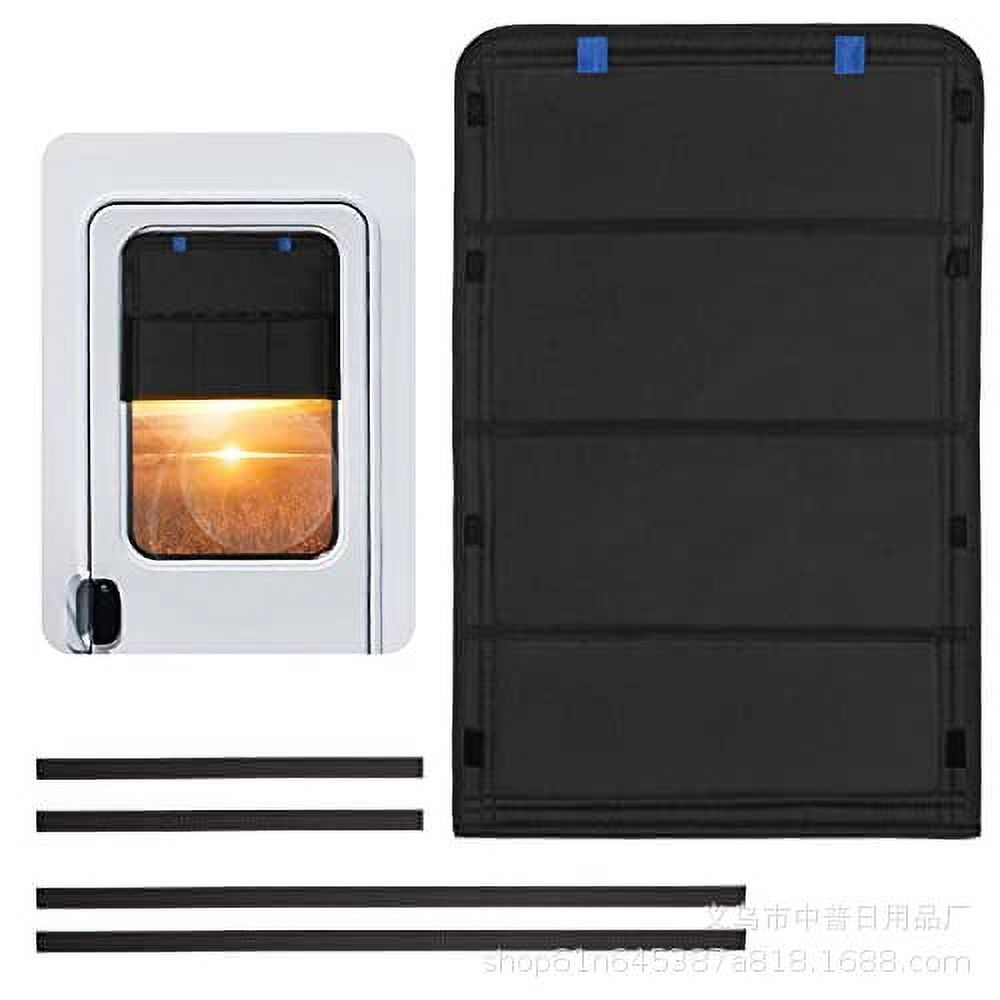 ITSELFER Oxford Fabric RV Window Covers Foldable Sunproof Skylight ...