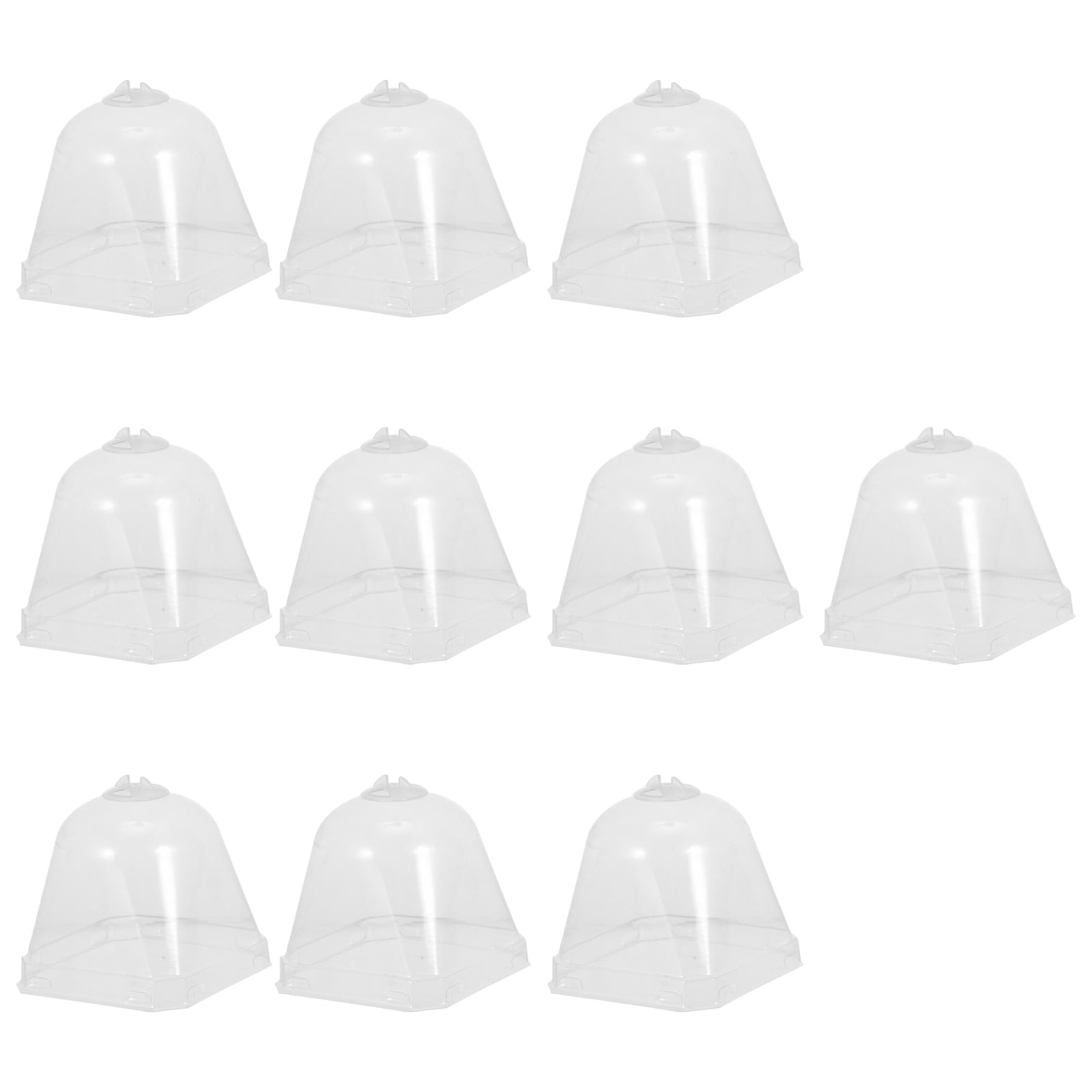 ITSELFER Plastic Plant Cover Transparent Garden Freeze Protection ...