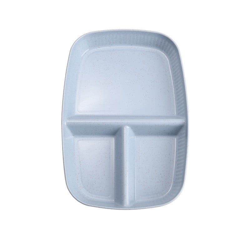 ITSELFER Portion Control Plate Lunch Tray Divided Dinner Tray Salad ...