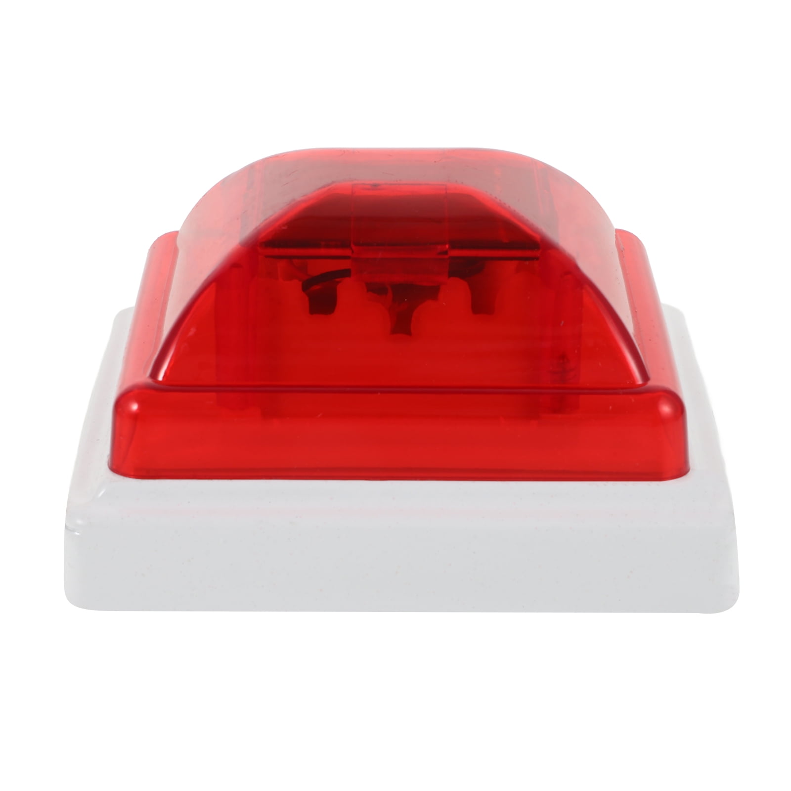 ITSELFER Post Topper Solar Light Solar Warning Light Outdoor Fence Cap ...