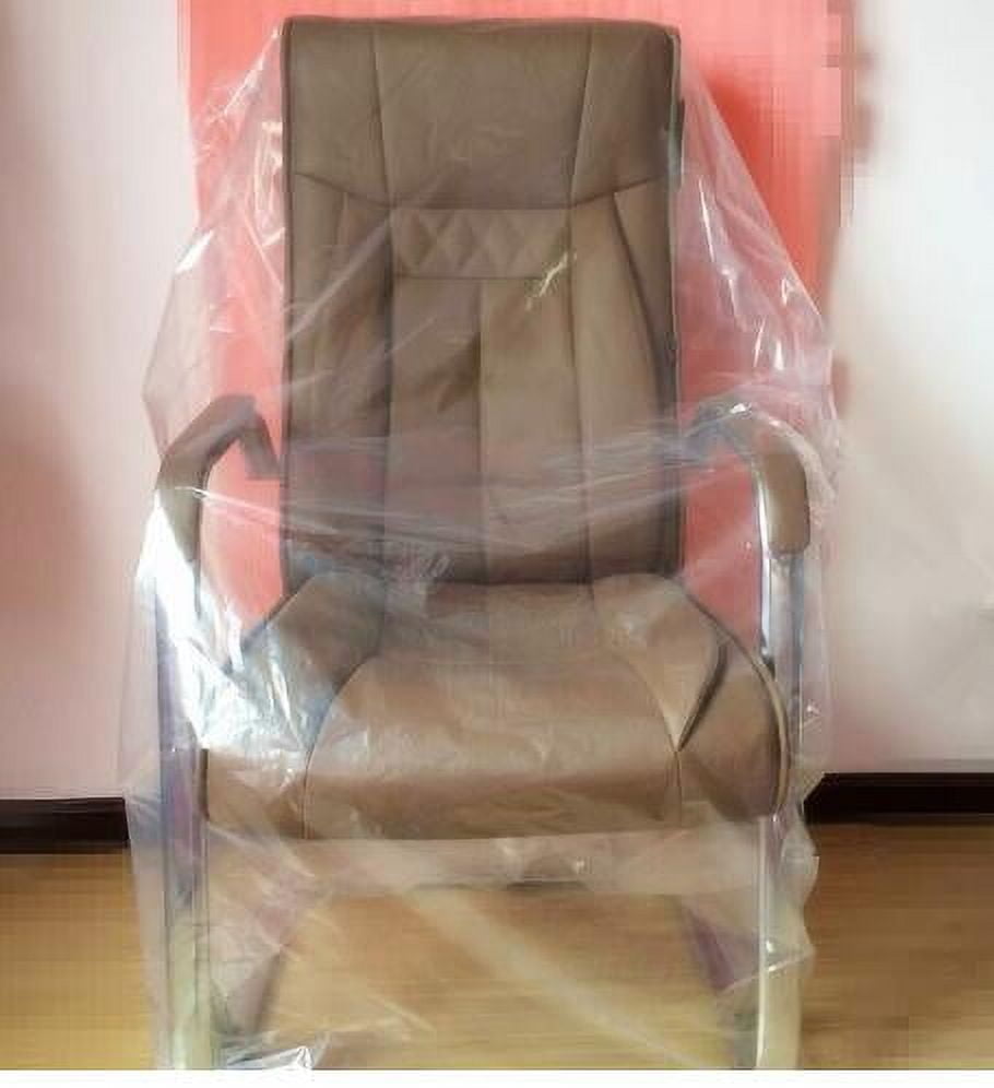 ITSELFER Pvc Chair Cover Transparent Furniture Protector Plastic Dining ...