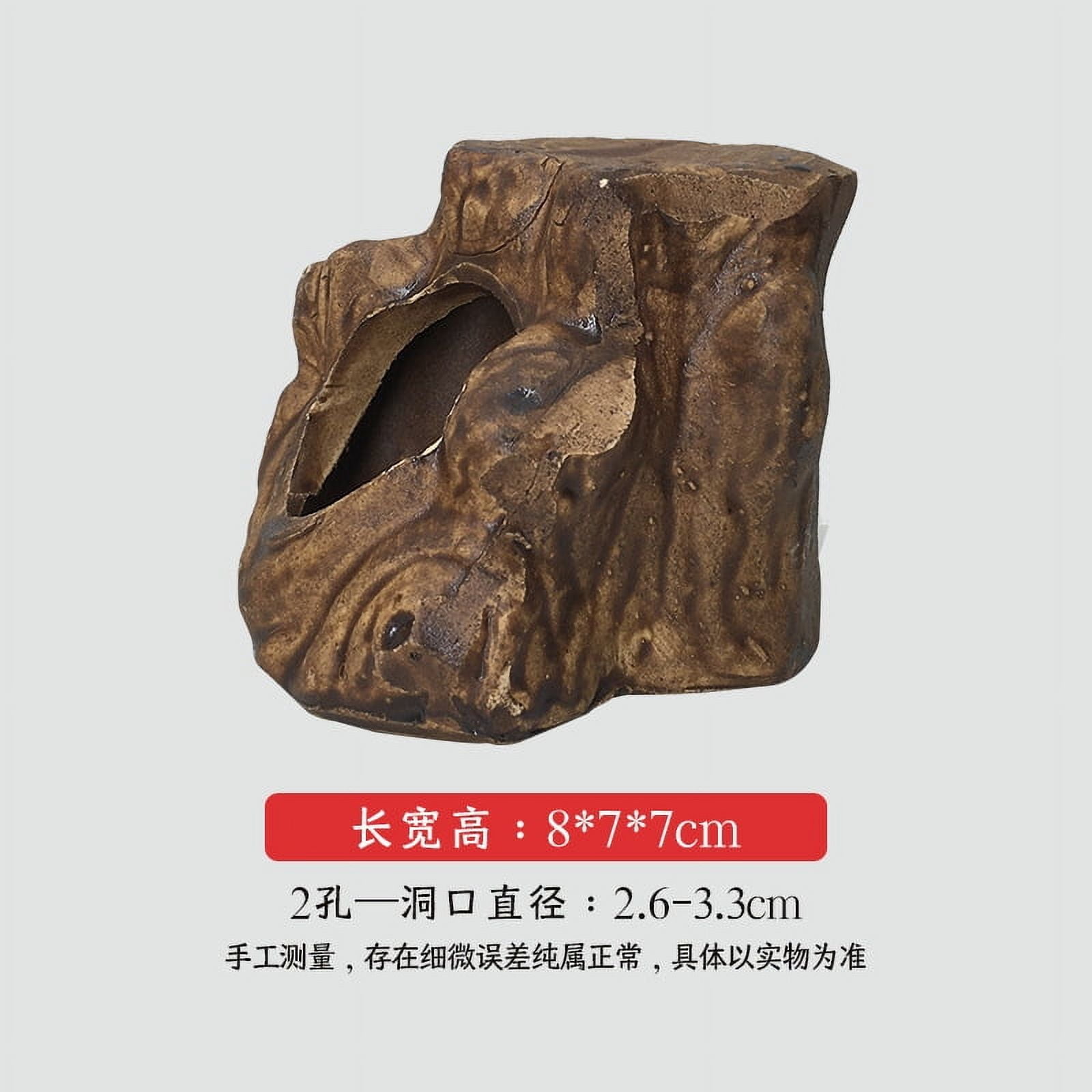 ITSELFER Shrimp Cave Fish Tank Decorations Shrimp Hides For Aquarium ...