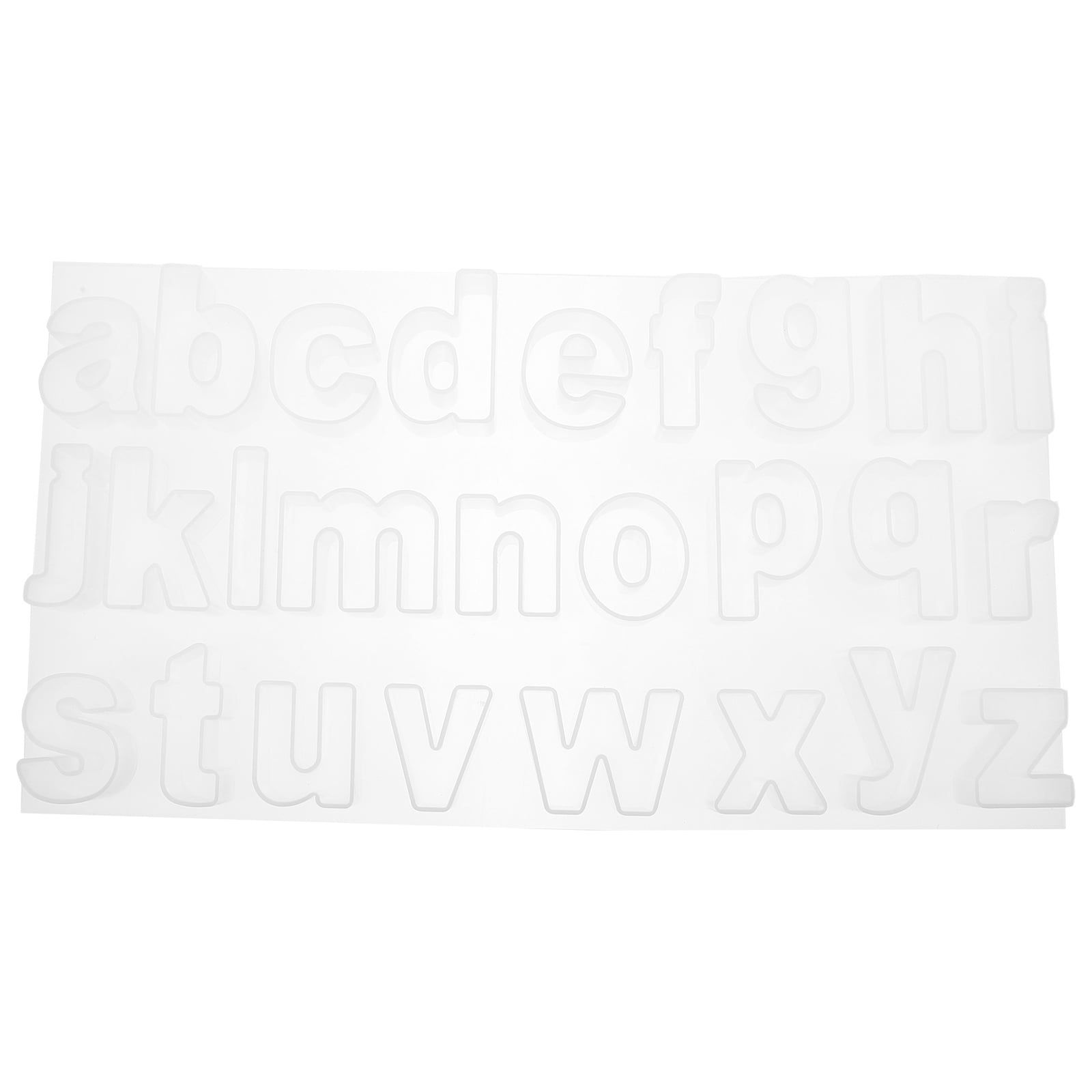 ITSELFER Silicone Lowercase Letter Mold Silicone Alphabet Epoxy Resin ...