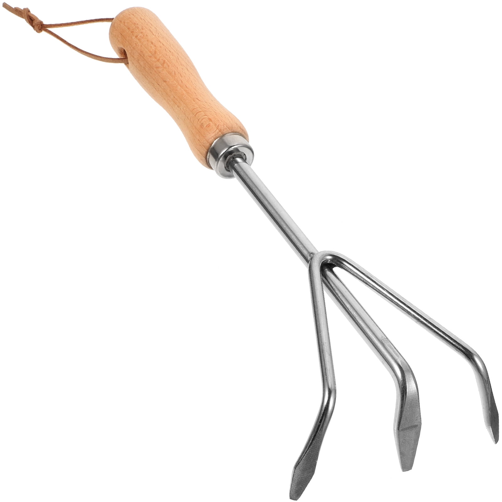 COOPHYA Cultivator Hand Rake Wood For Adults In Small Space Gardening ...