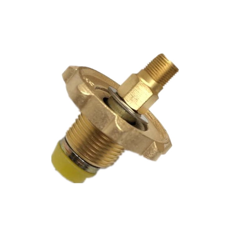 ITSELFER Soft Nose POL Propane Gas Tank Adapter Plug with FULL Male NPT ...