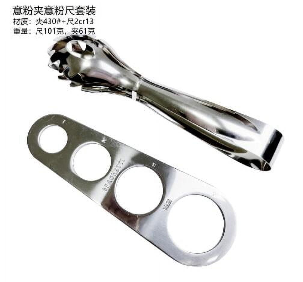 ITSELFER Spaghetti Server Set: Stainless Steel Food Tong and Spaghetti ...