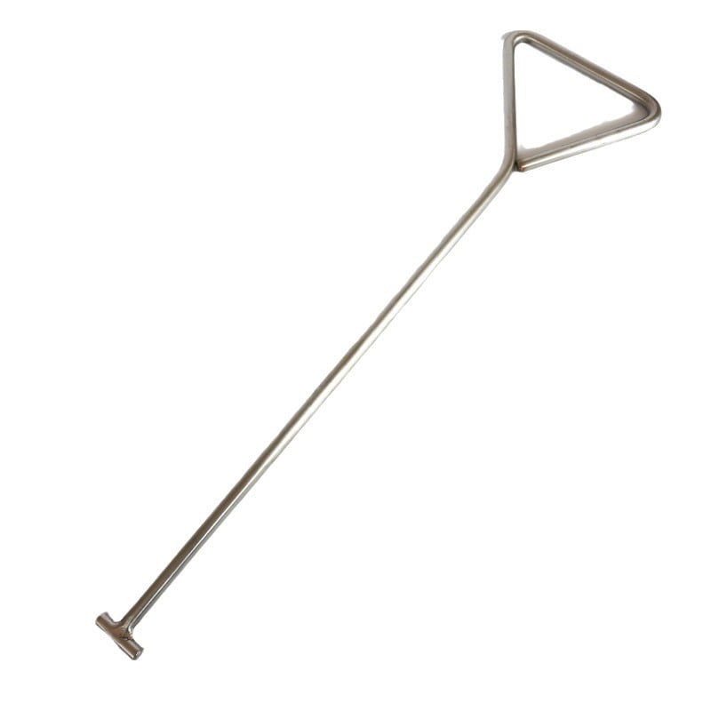 ITSELFER Stainless Steel Hook I-shaped Well Cover Hook Portable Roller ...