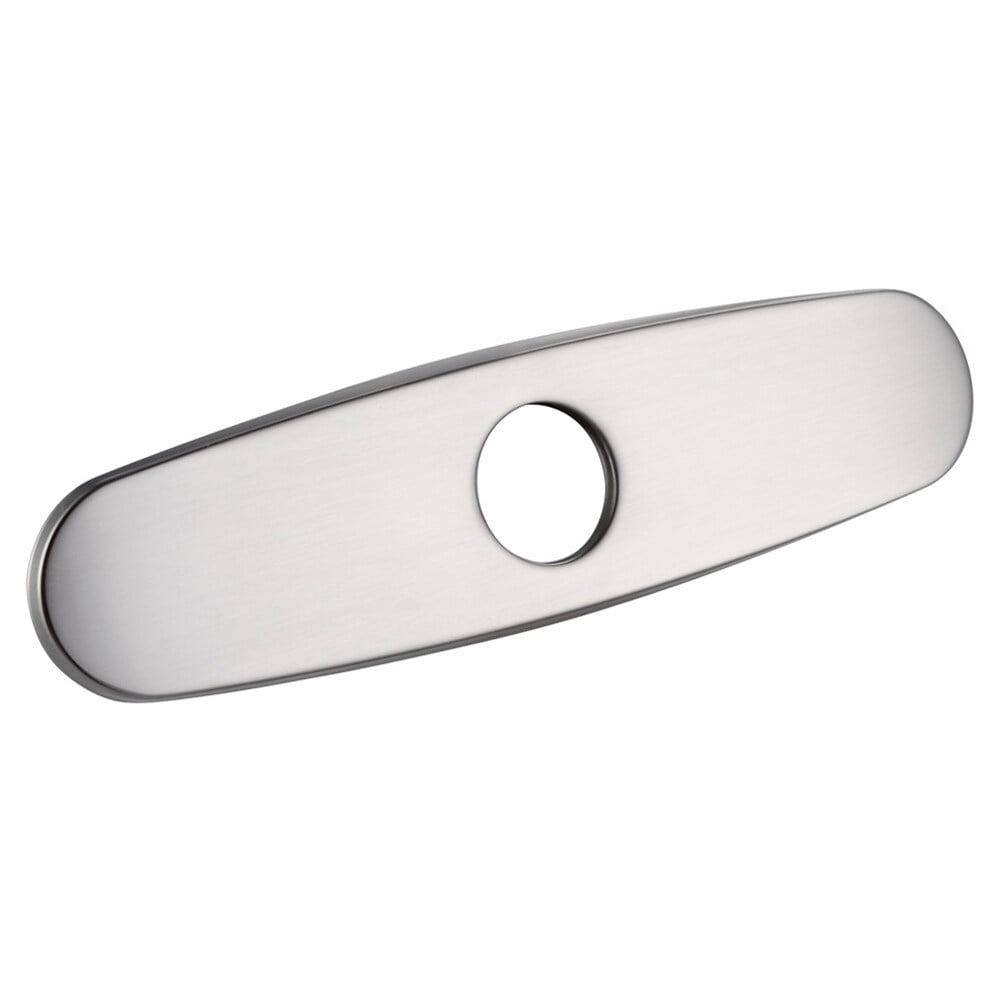 ITSELFER Stainless Steel Kitchen Sink Tap Hole Cover Brushed Kitchen ...