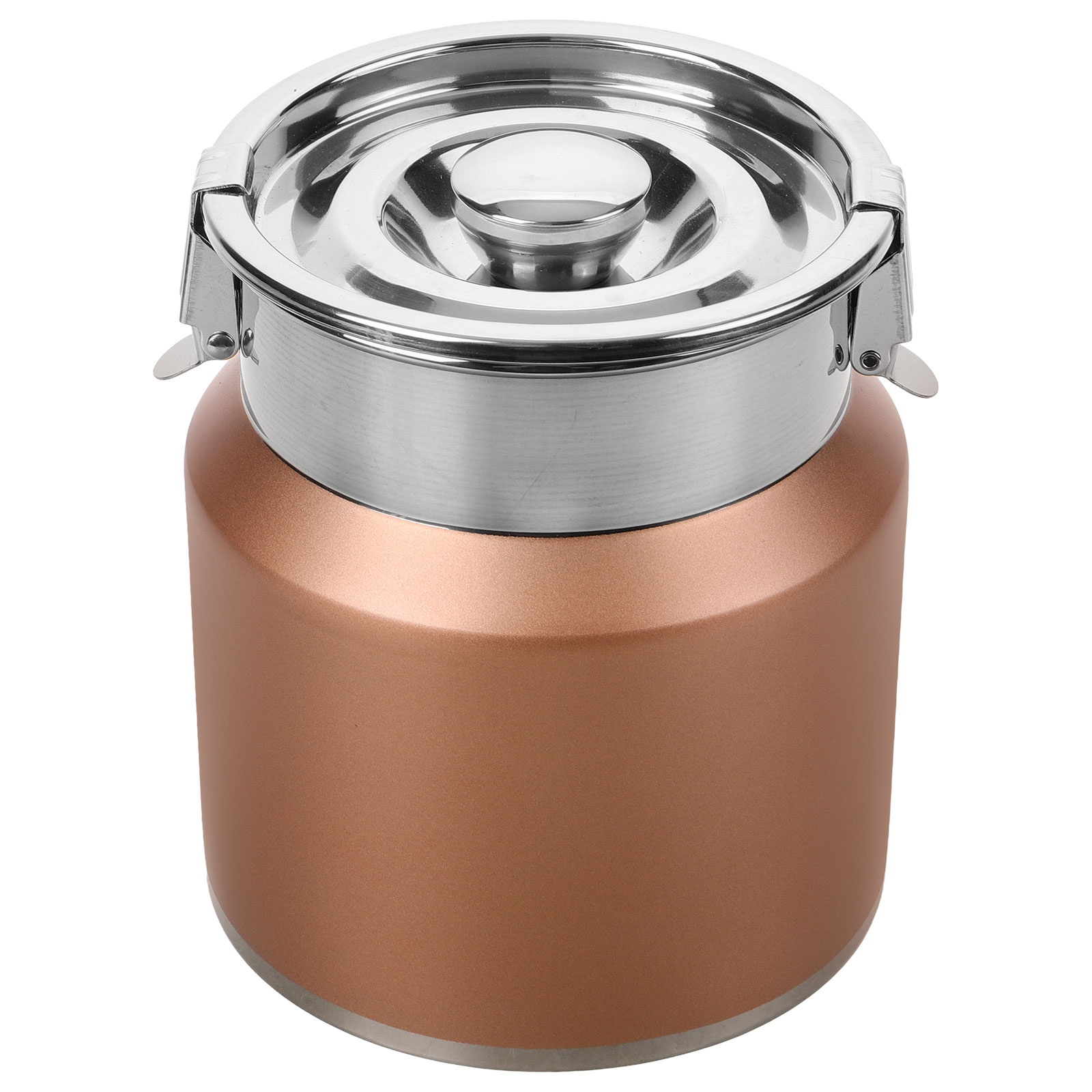 ITSELFER Stainless Steel Milk Container Metal Seal Jug Grease Cereals ...