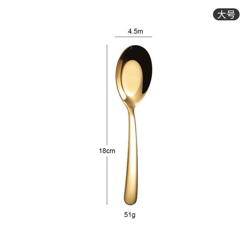 ITSELFER Stainless Steel Soup Spoon Dinner Table Spoon Deep Bowl Spoons ...