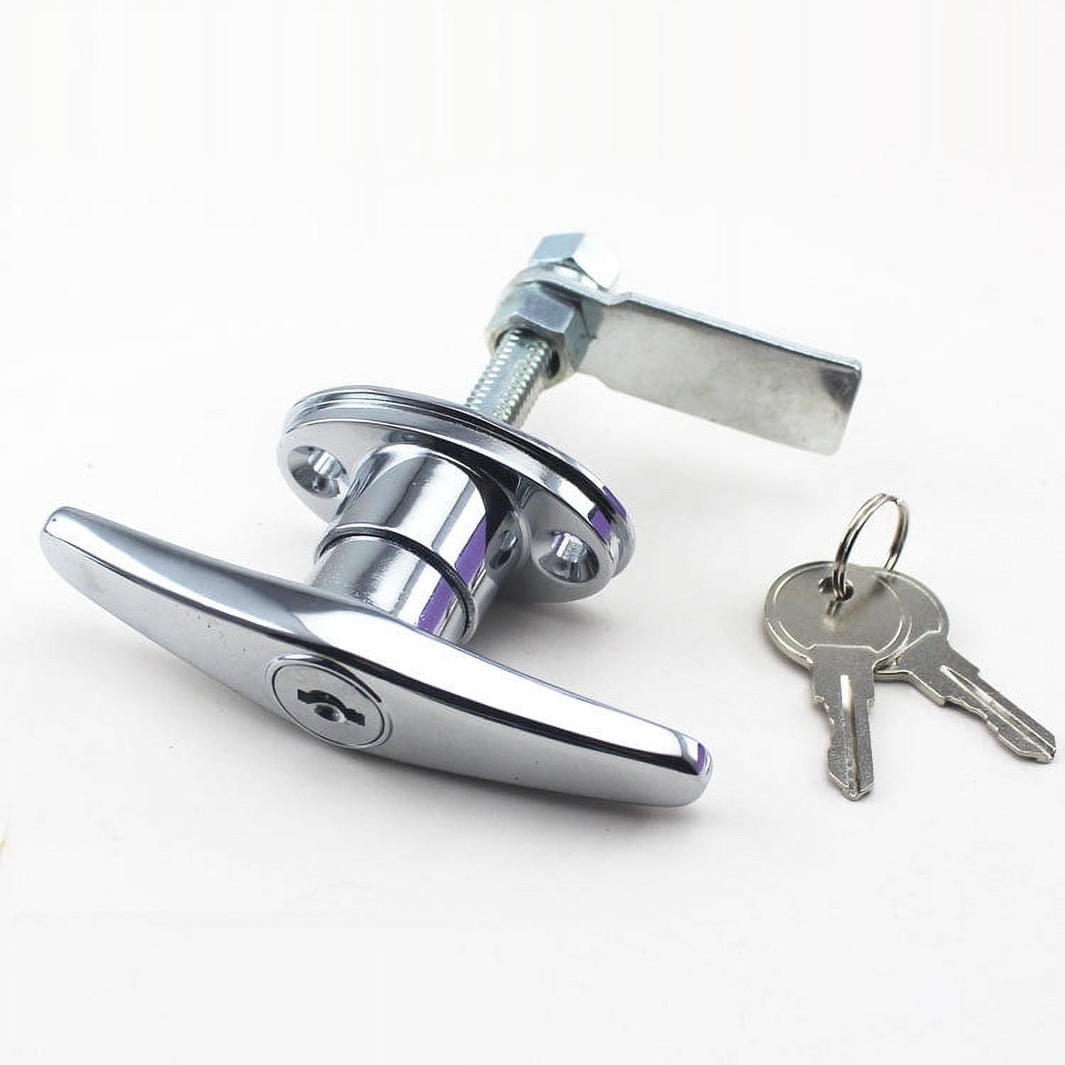 RENACLIPY Zinc Alloy T-Shaped Lock Set for Barn and Garage Doors with ...