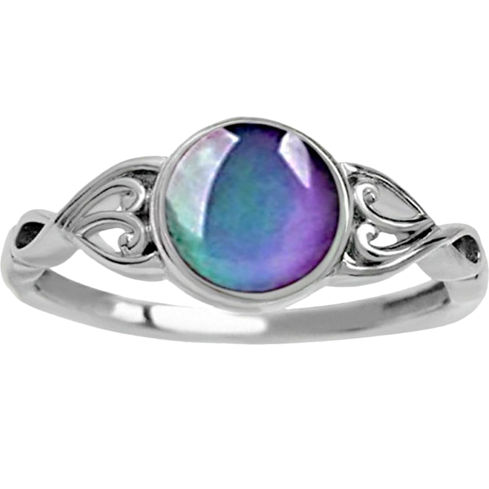 ITSELFER Temperature Color Changing Ring Mood Ring Unisex Sensitive ...