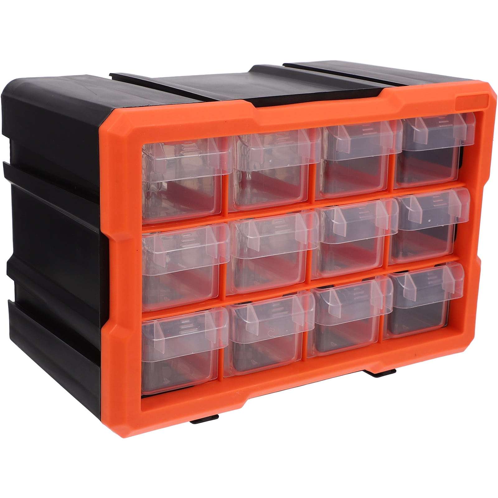 ITSELFER Tool Cabinet Parts Organizer Box Plastic Storage Cabinet Tool ...