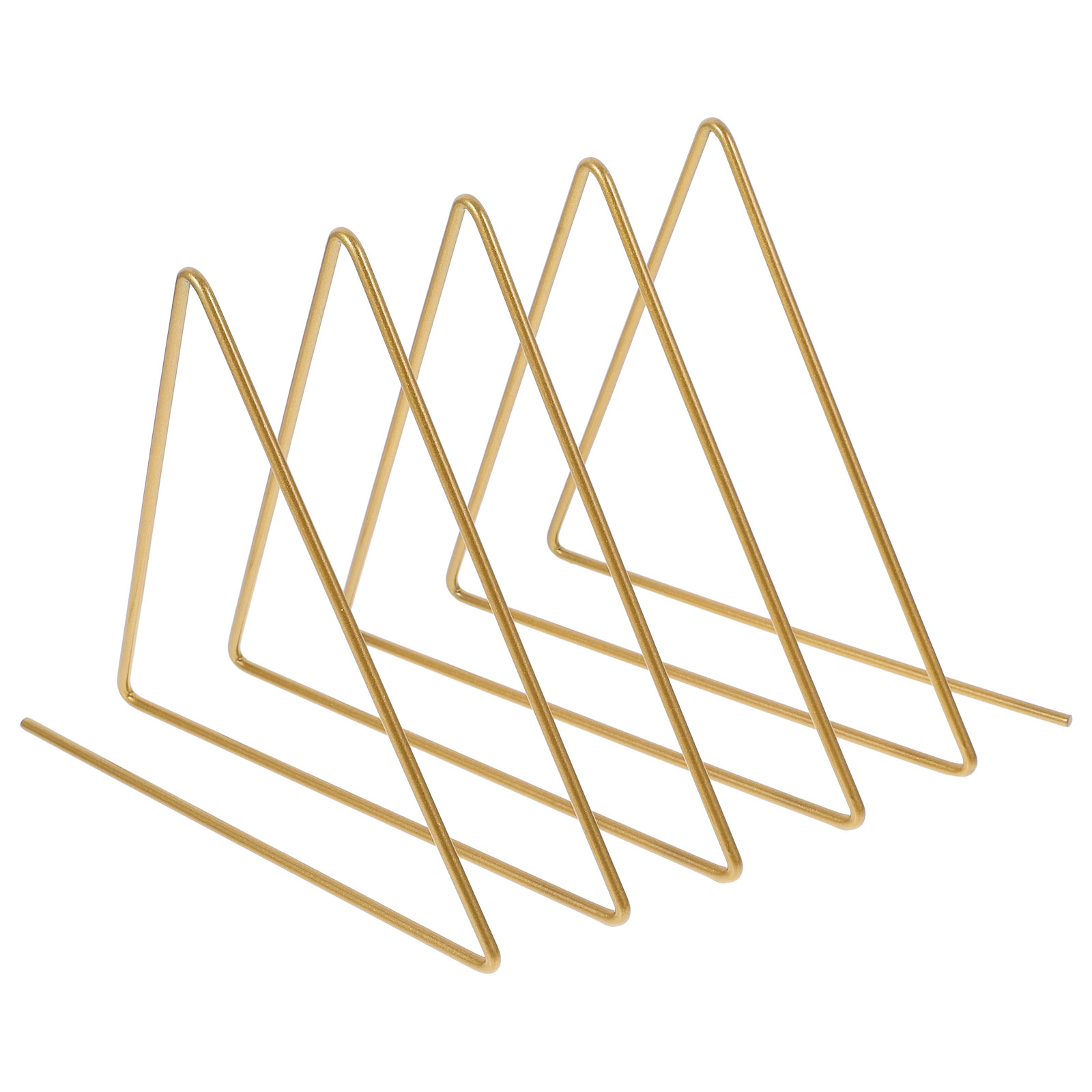 ITSELFER Triangle Book Stand Tabletop Book Display Holder Iron Art ...