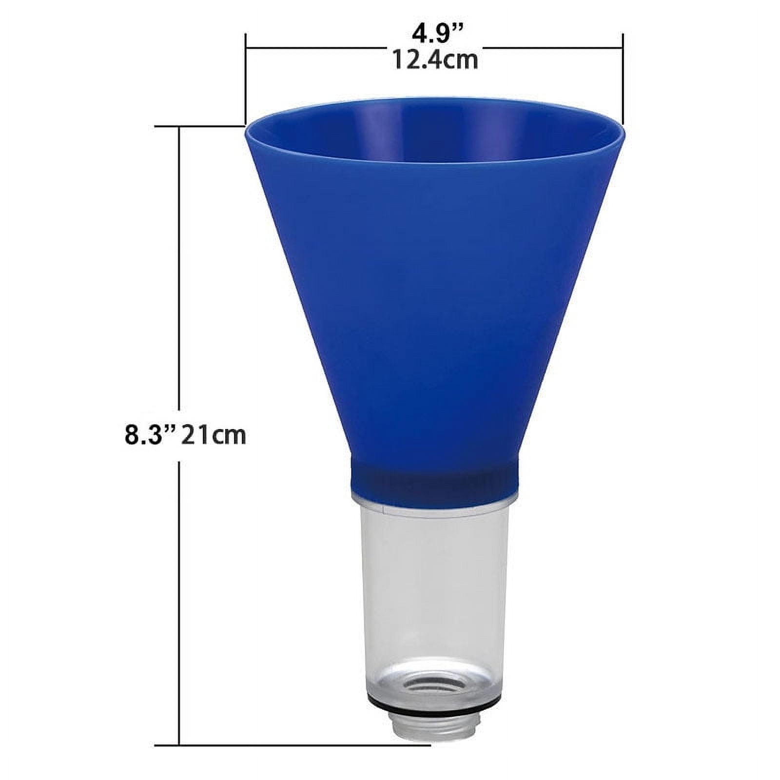 ITSELFER Universal Spill-Free Oil Funnel With Threaded Design Easy To ...
