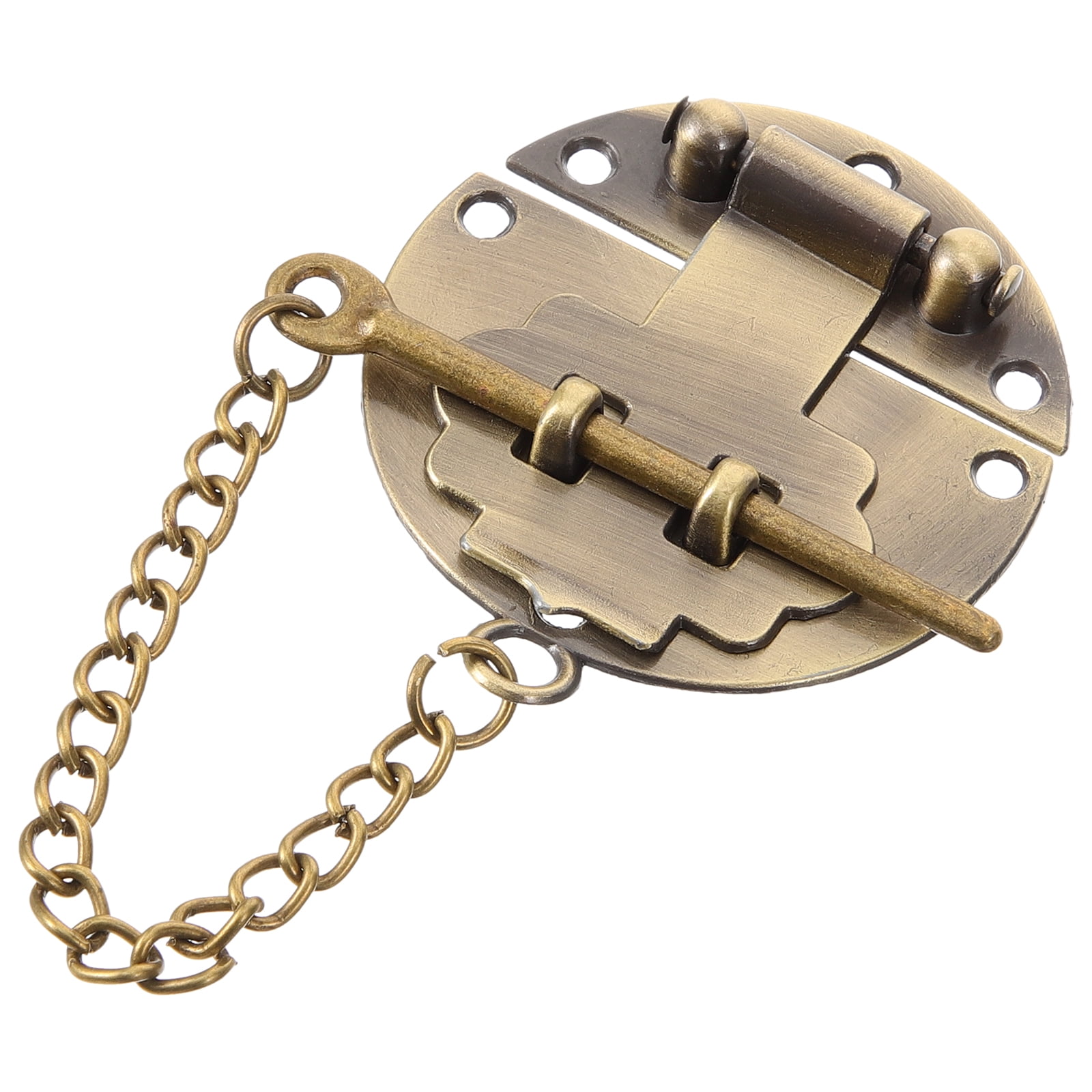 ITSELFER Vintage Jewelry Case Hasp Lock Wooden Box Hasp Buckle ...