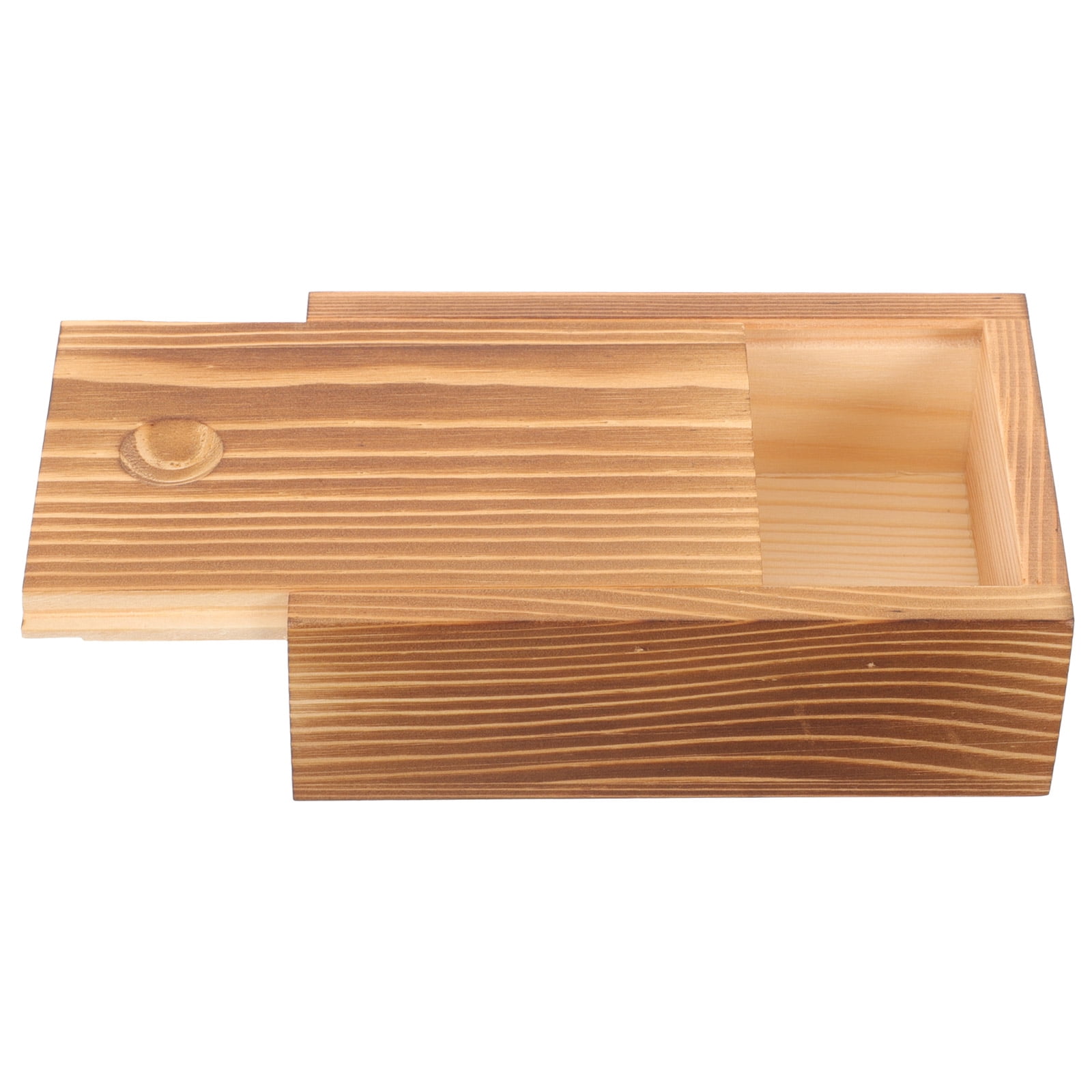 ITSELFER Wood Storage Box Wood Jewelry Case Gift Container Seal Storage ...