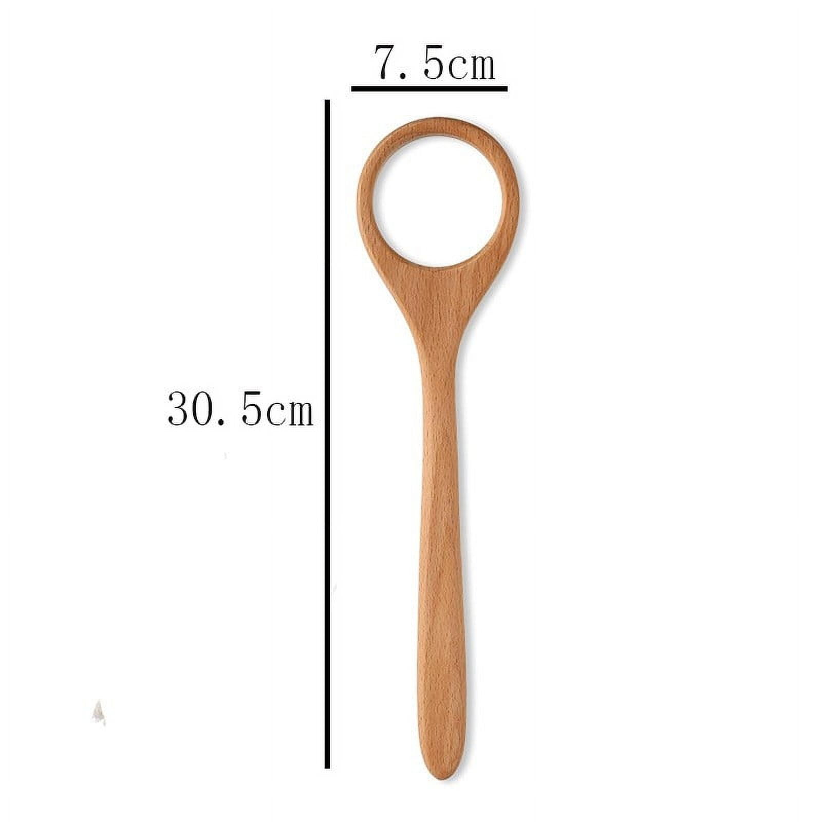 ITSELFER Wood wood Whisk Ergonomic Handle Sourdough Stirrer Stick Bread ...