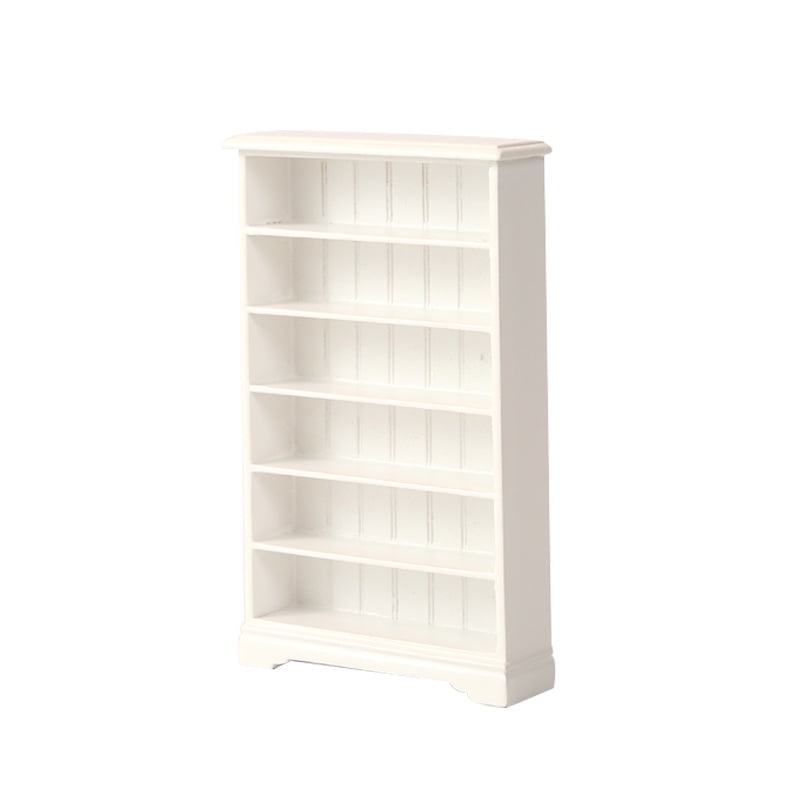 ITSELFER Wooden Dollhouse Bookshelf 6-Layer Mini Bookcase 1:12 Scale ...