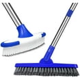 ITTAR Grout Brush & Floor Scrub Brush with Long Handle, Extendable ...