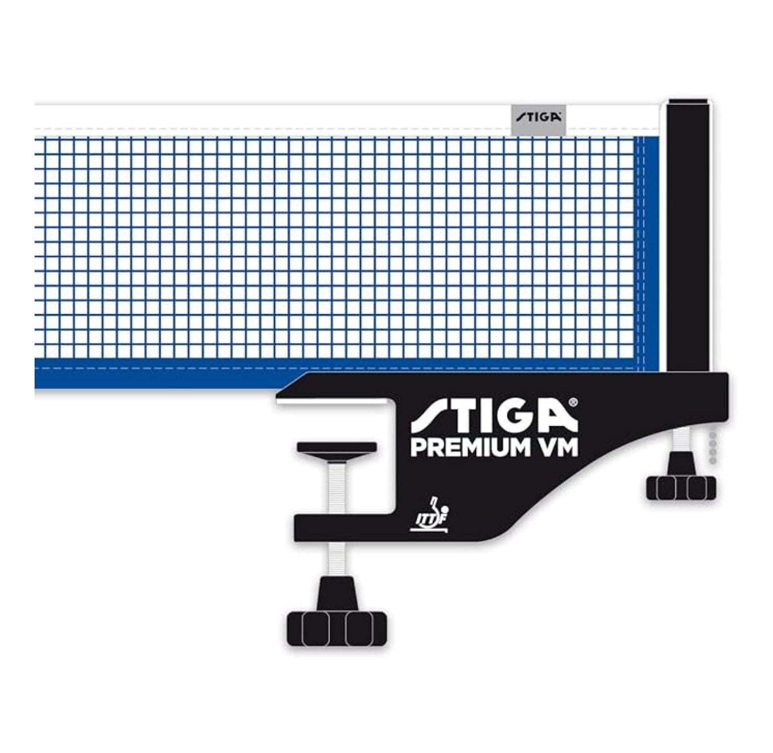 ITTF Approved Table Tennis Net and Post Set - Blue - Tournament Grade ...