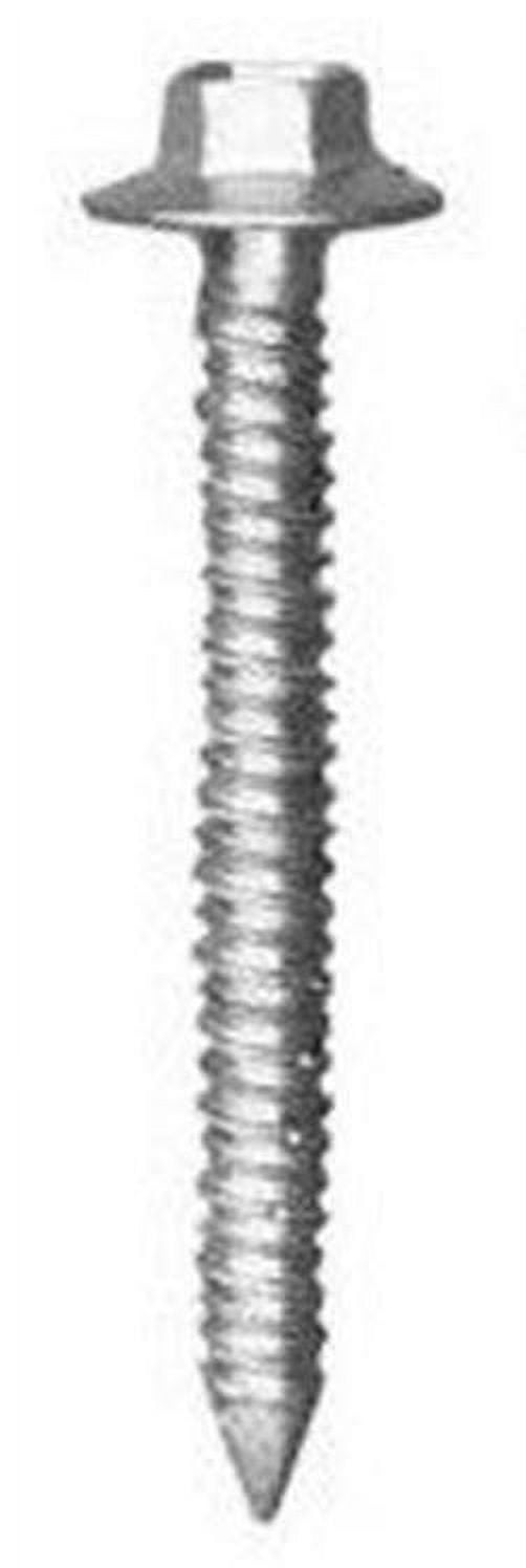 ITW 24326 Tapcon Maxiset x 2-1/4" Hex Head Concrete Anchors Silver, 50 ...