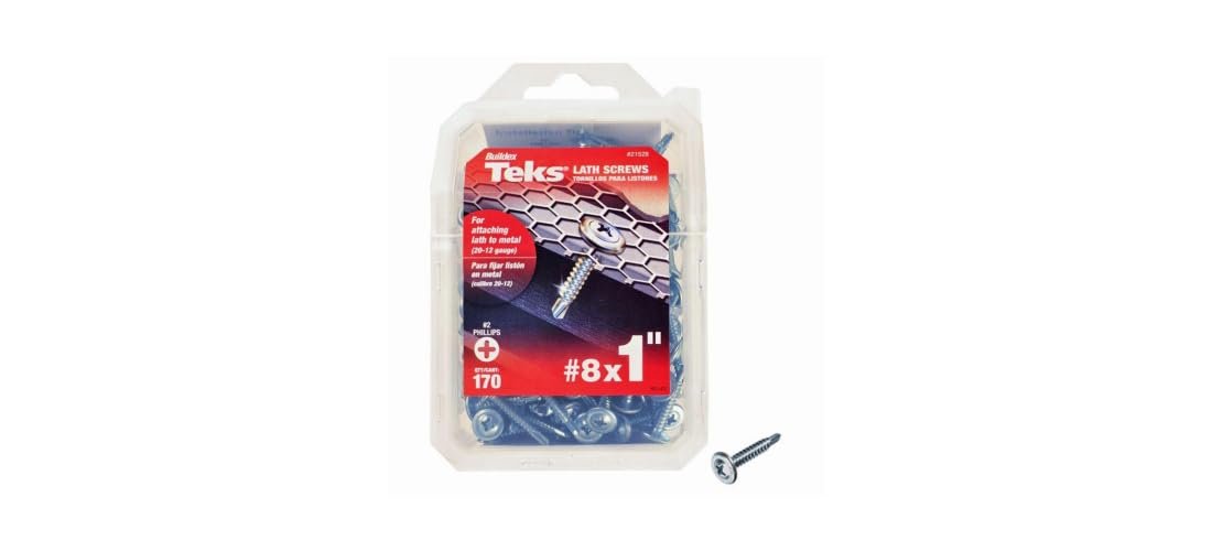 ITW Brands 21528 Series 170PK #8x1 Lathe Screw, 8" x 1", Zinc Plated ...